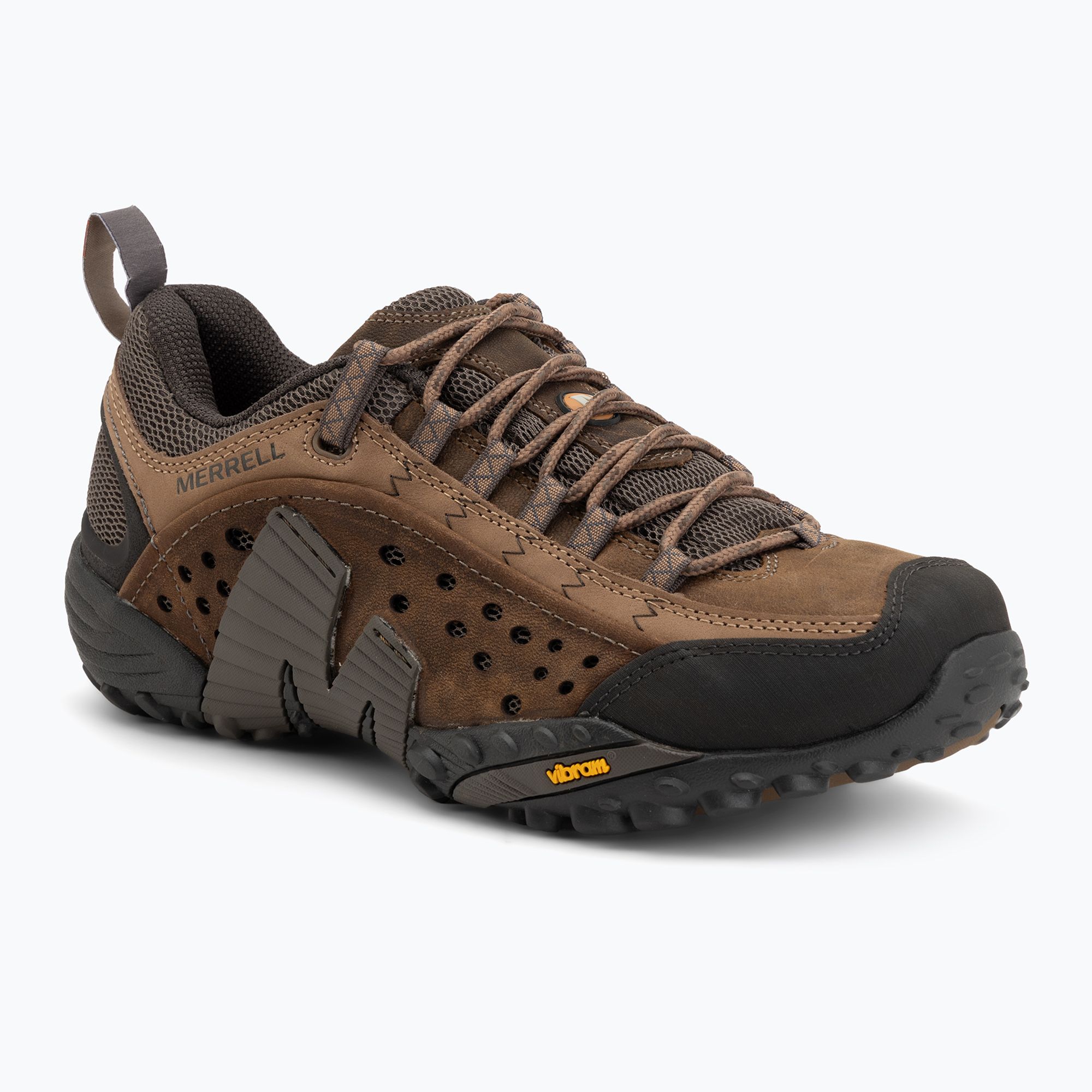 Buty turystyczne męskie Merrell Intercept moth brown (J73705) - Sportano.pl