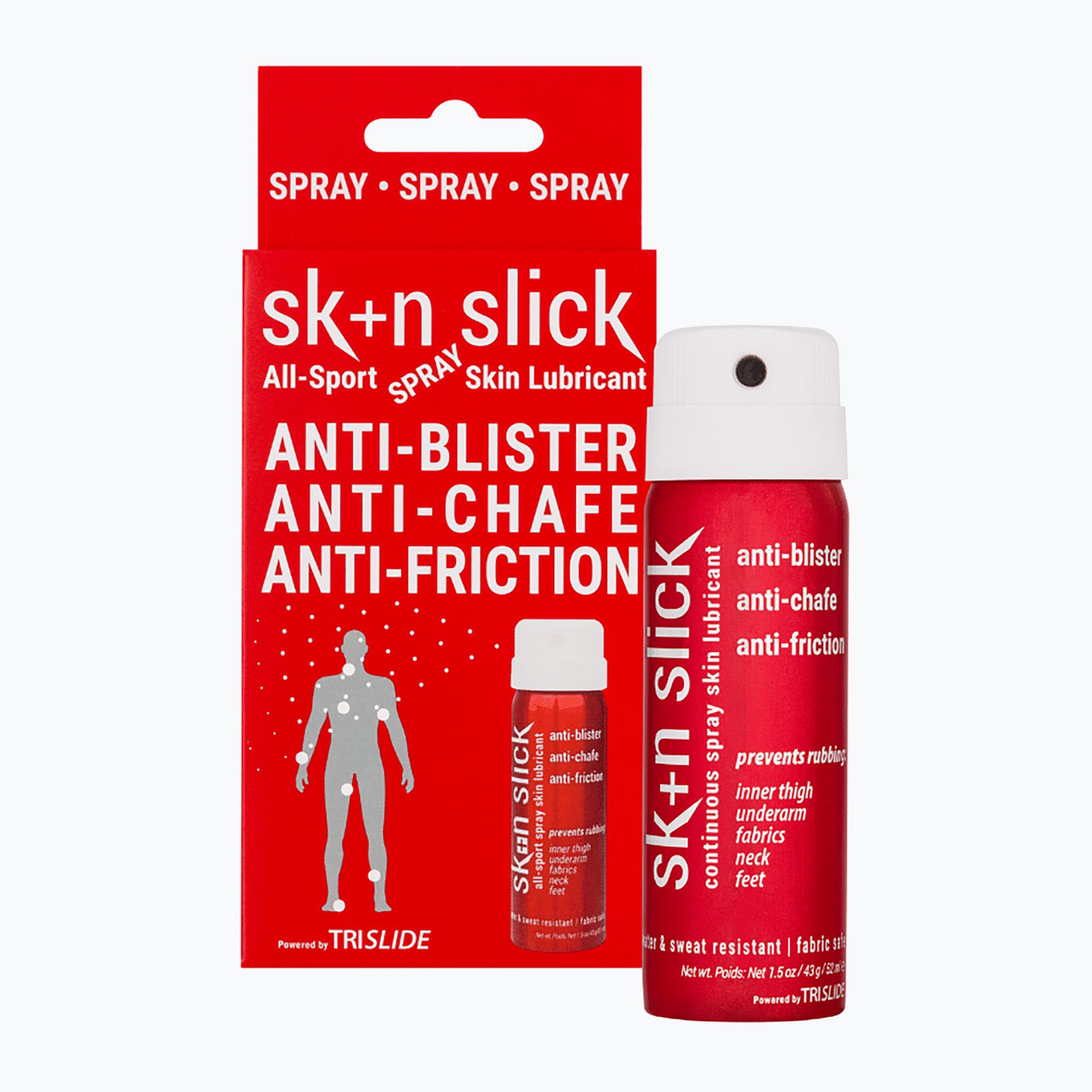 Spray przeciw otarciom TRI SLIDE Skin Slick 52 ml (EUSS052) - Sportano.pl