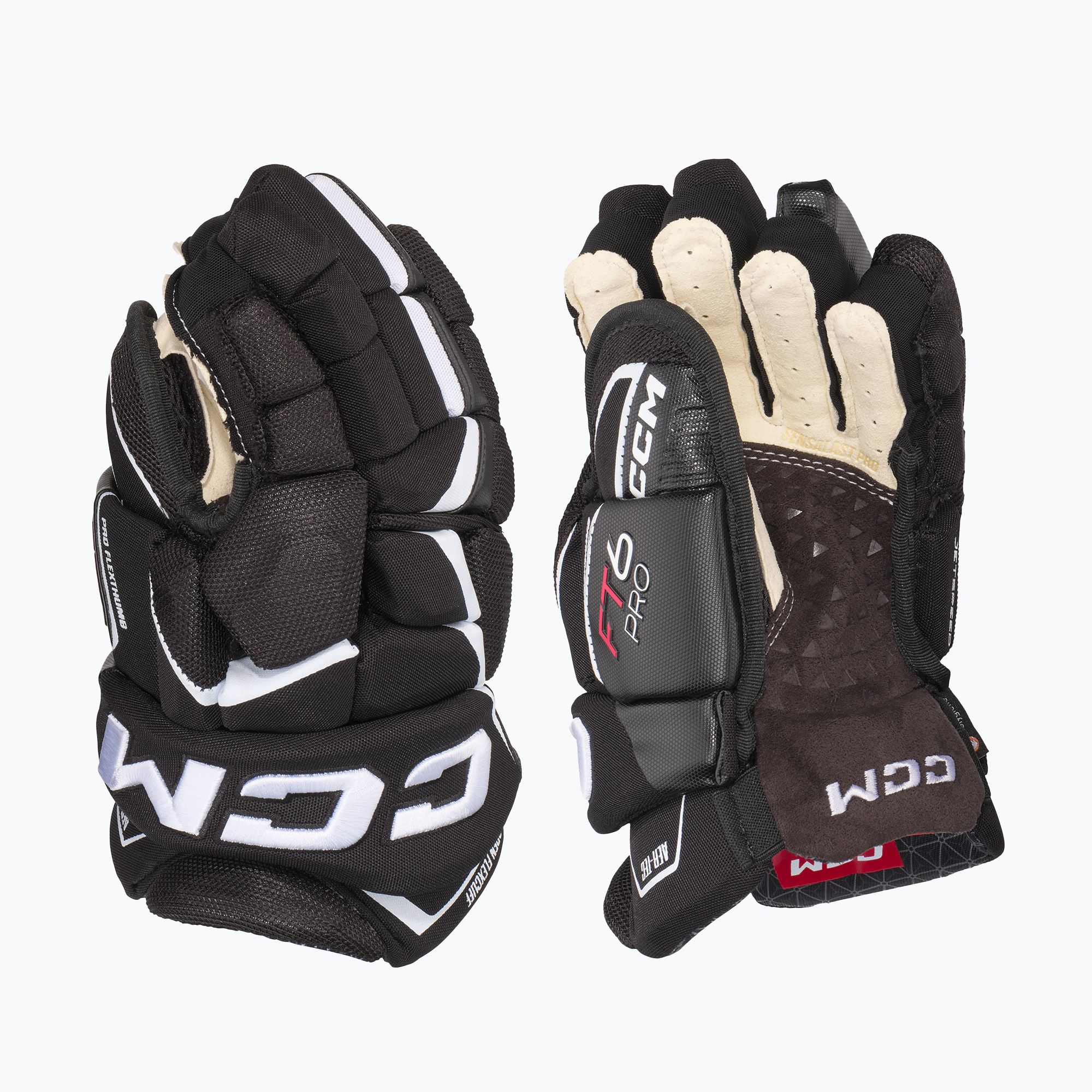 Rękawice hokejowe dziecięce CCM JetSpeed FT6 Pro JR black/white ...