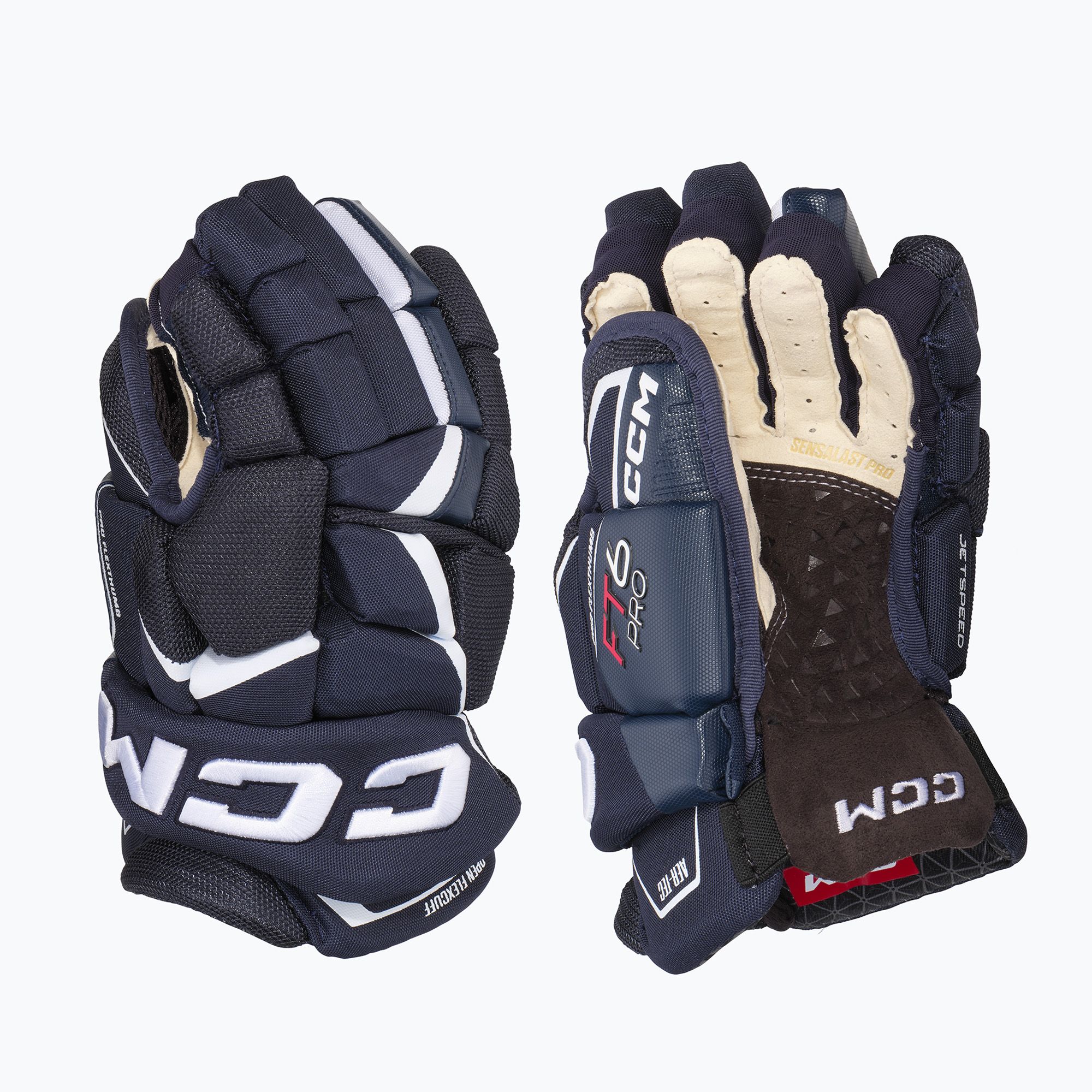 Rękawice hokejowe dziecięce CCM JetSpeed FT6 Pro JR black/white ...