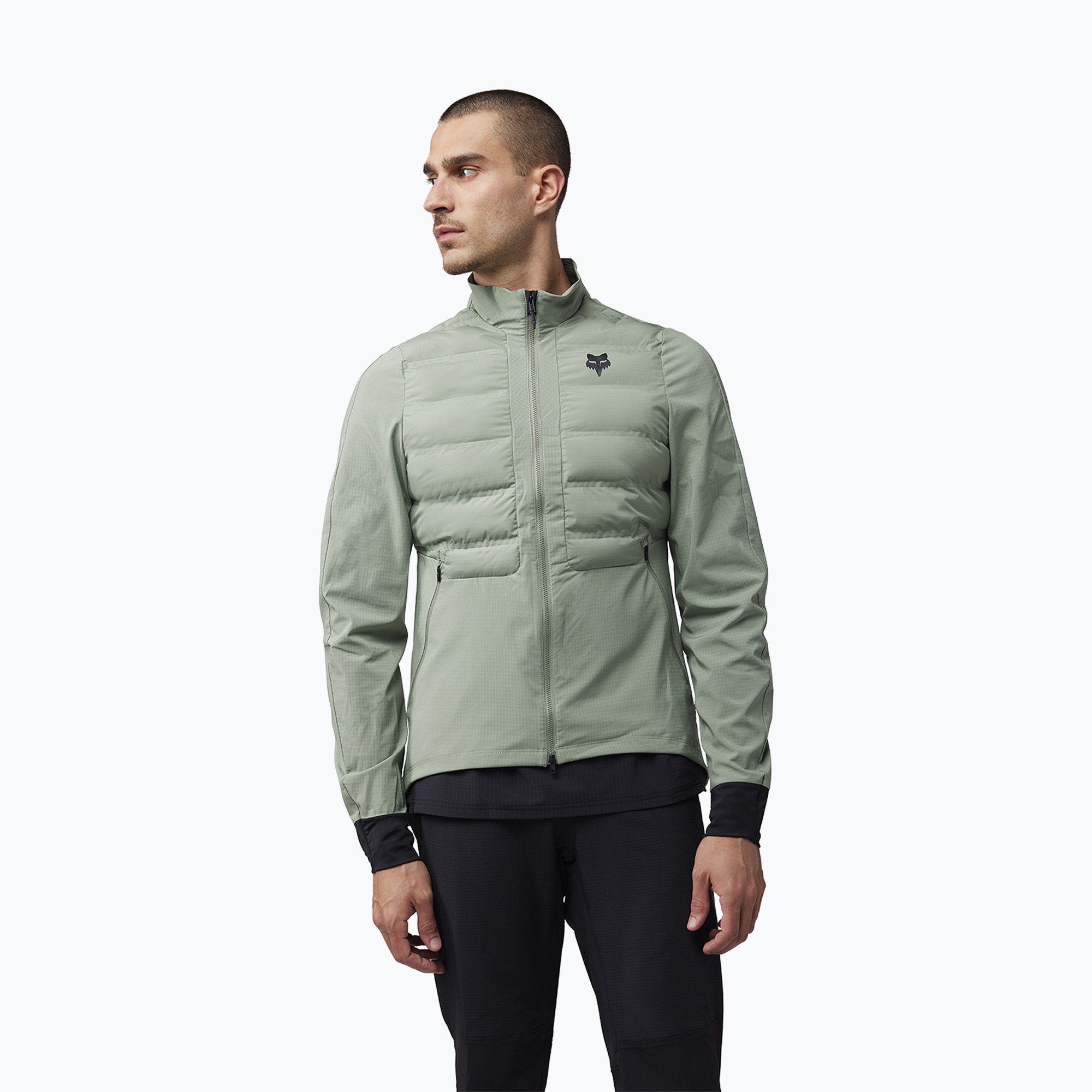 Kurtka rowerowa męska Fox Racing Flexair Fire Hybrid moss (32390_406 ...