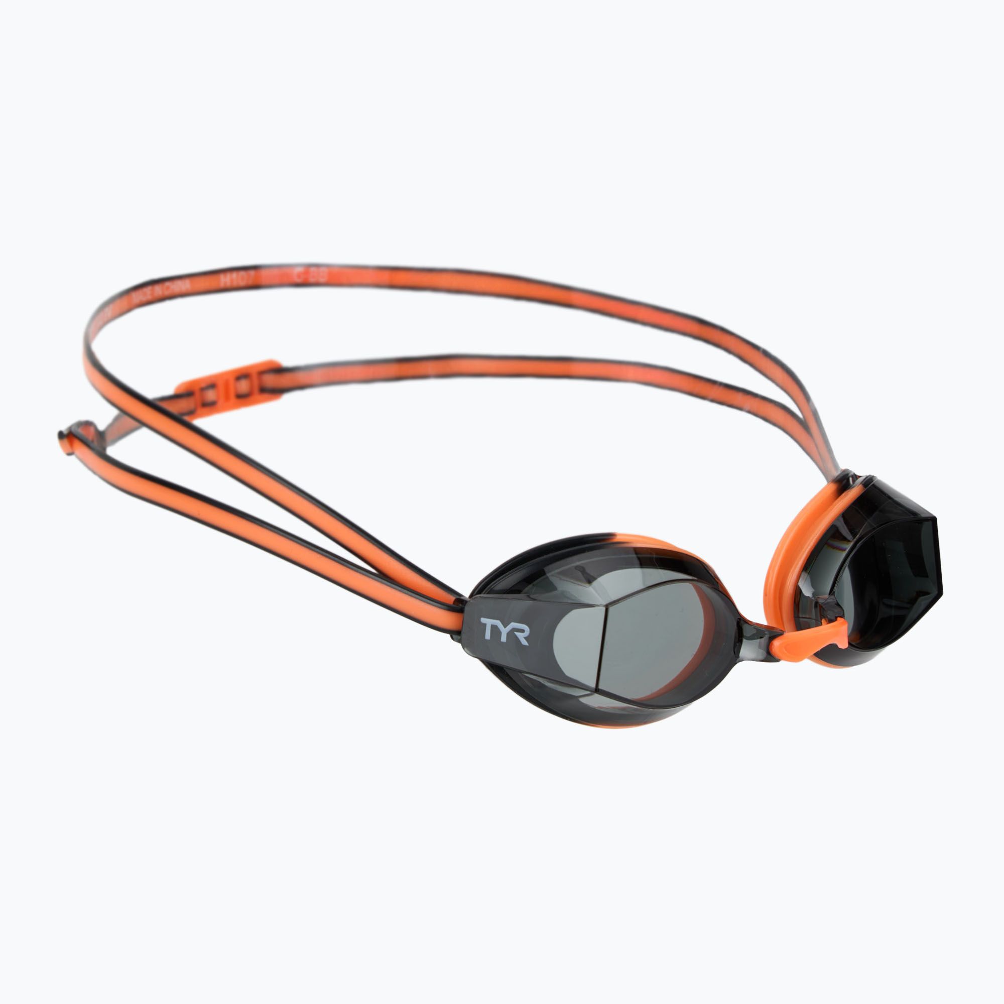 Okulary do pływania dziecięce TYR Blackops 140 Ev Racing smoke/orange ...
