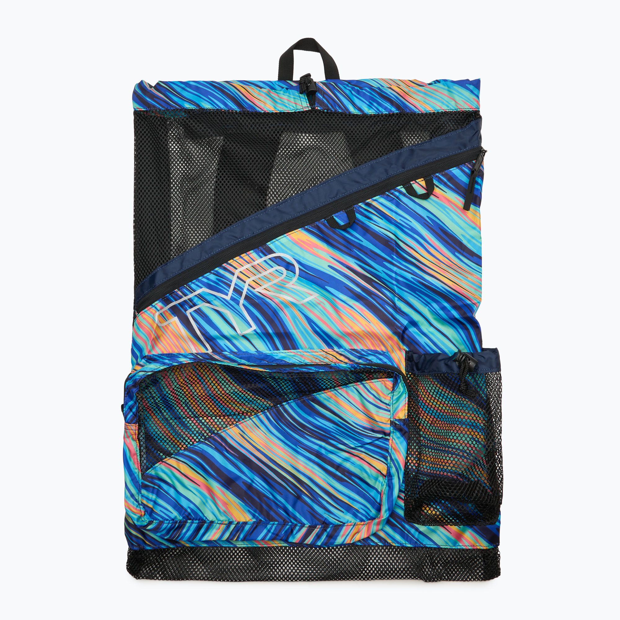 Worek pływacki TYR Elite Team Mesh 40 l teal/orange (LBMSHELT_435 ...