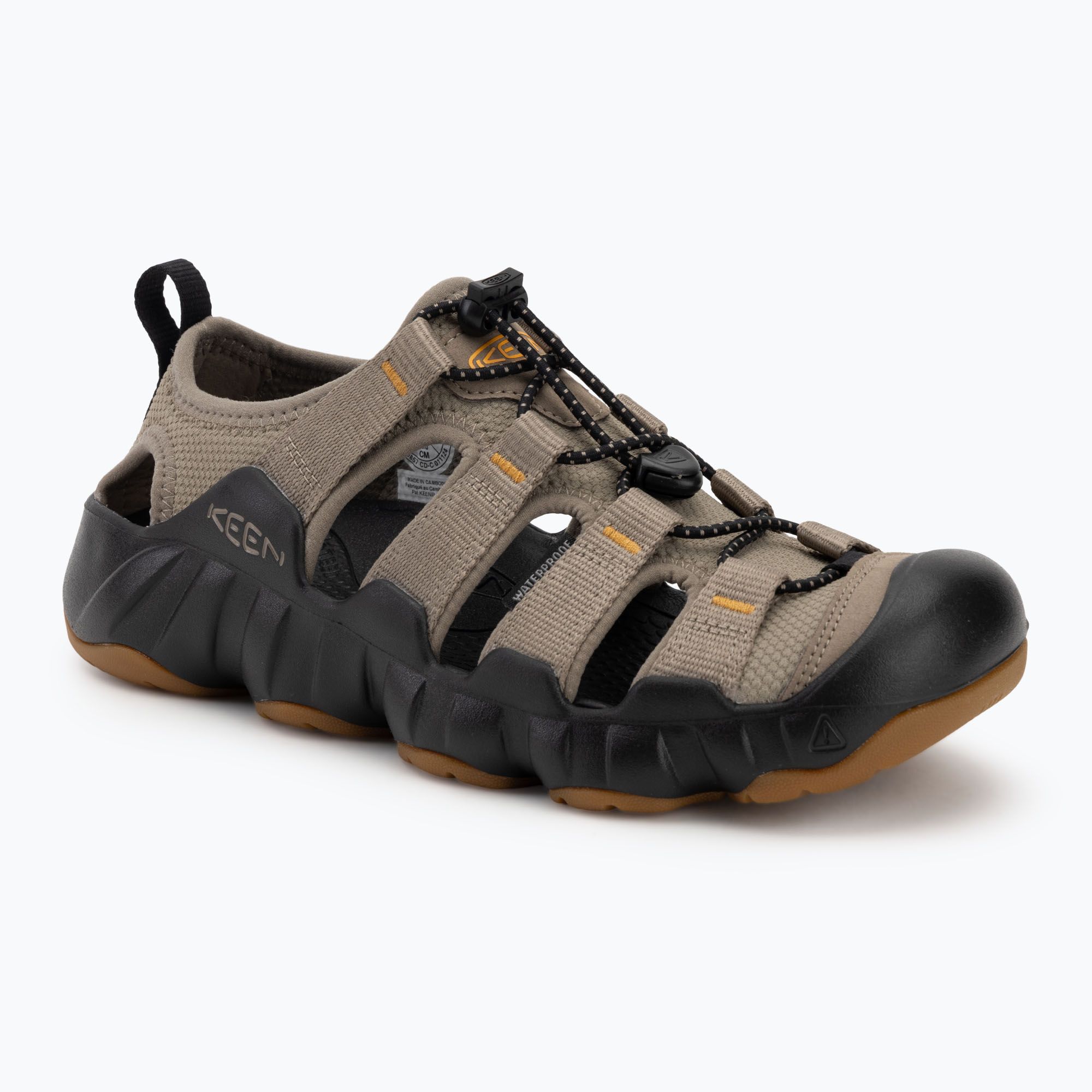Sandały męskie KEEN Hyperport H2 brindle/black (1030857) - Sportano.pl