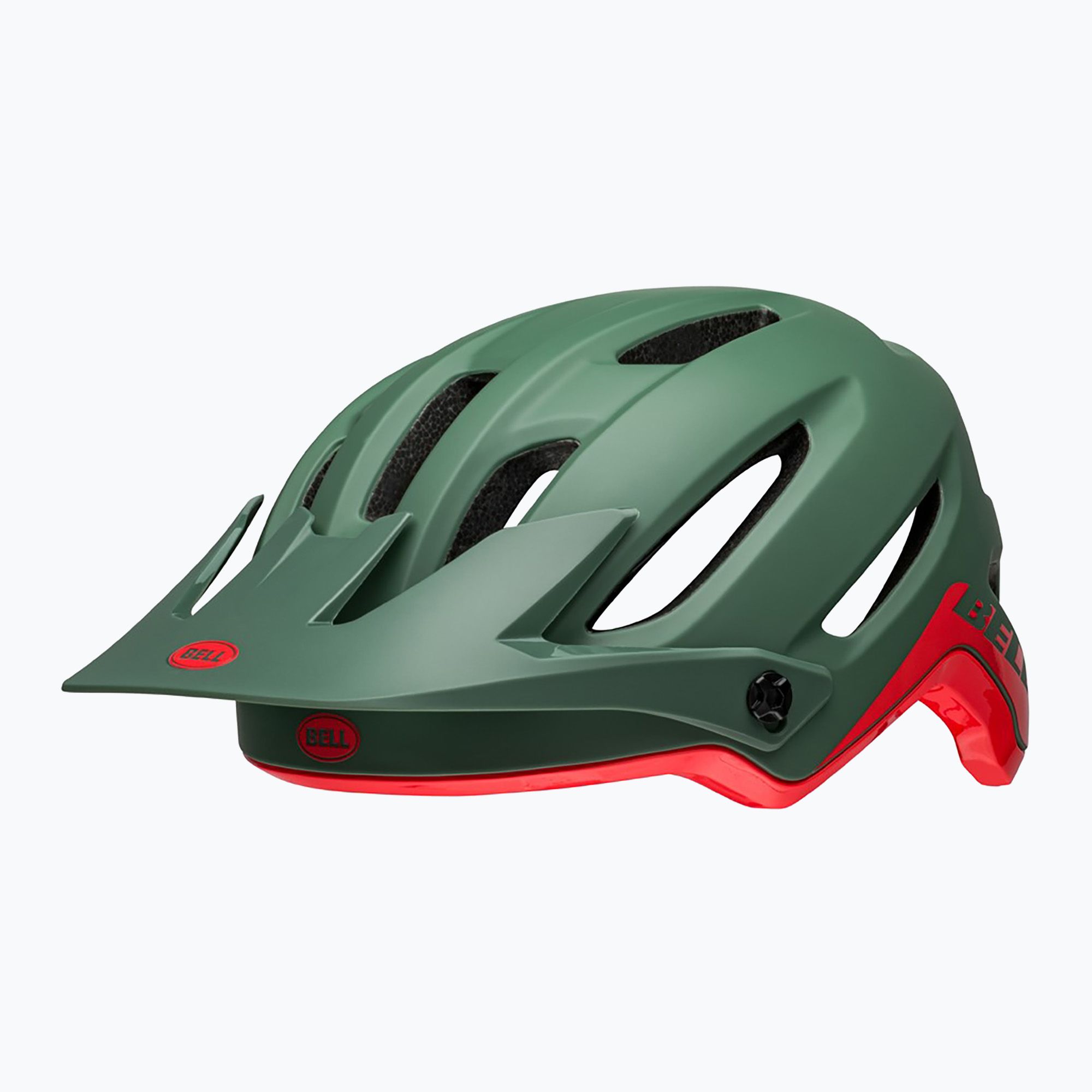 Kask rowerowy Bell 4Forty gloss dark green/infrared (BEL-7158221 ...
