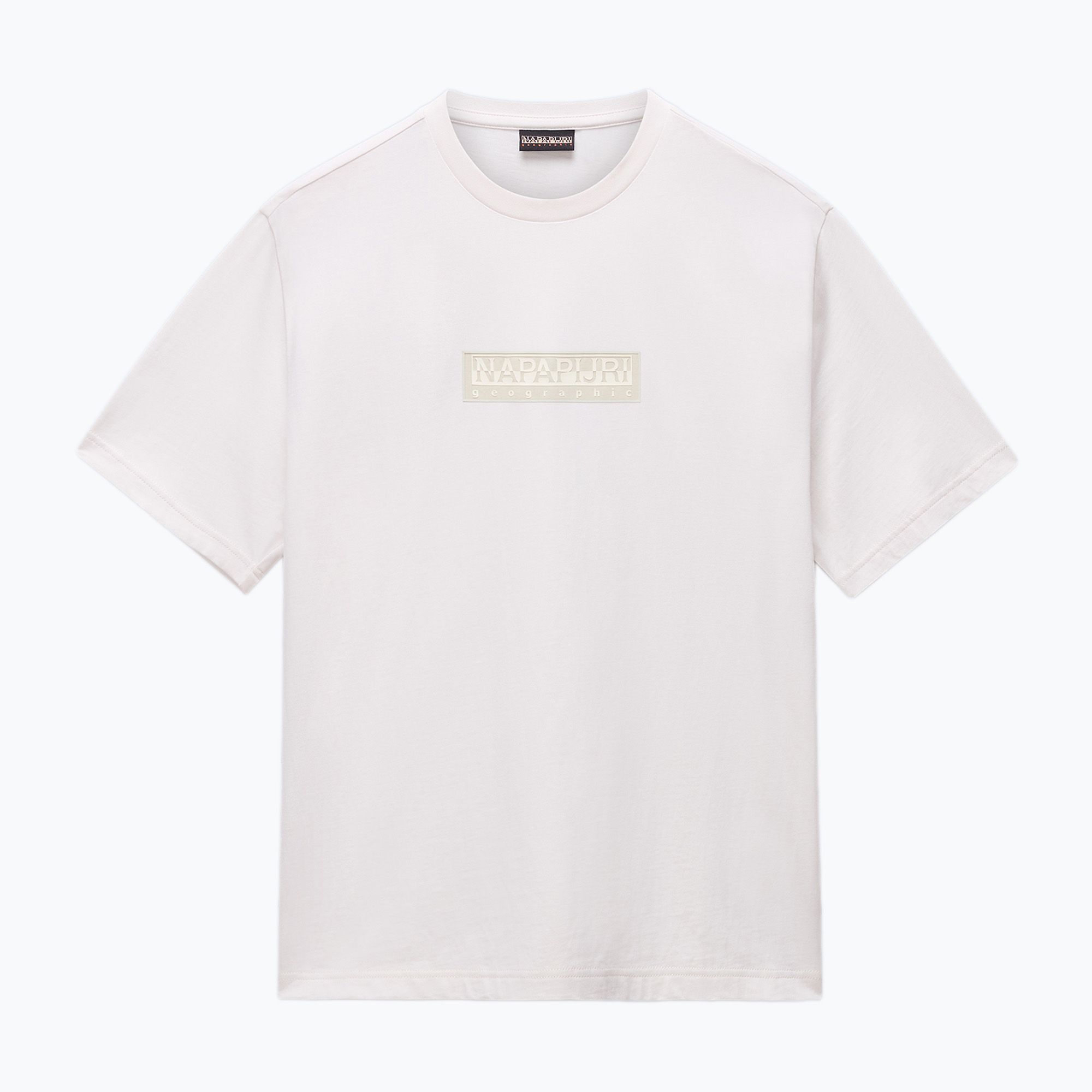 Koszulka męska Napapijri S-Box Logo white whisper (NP0A4IFL-N1A ...