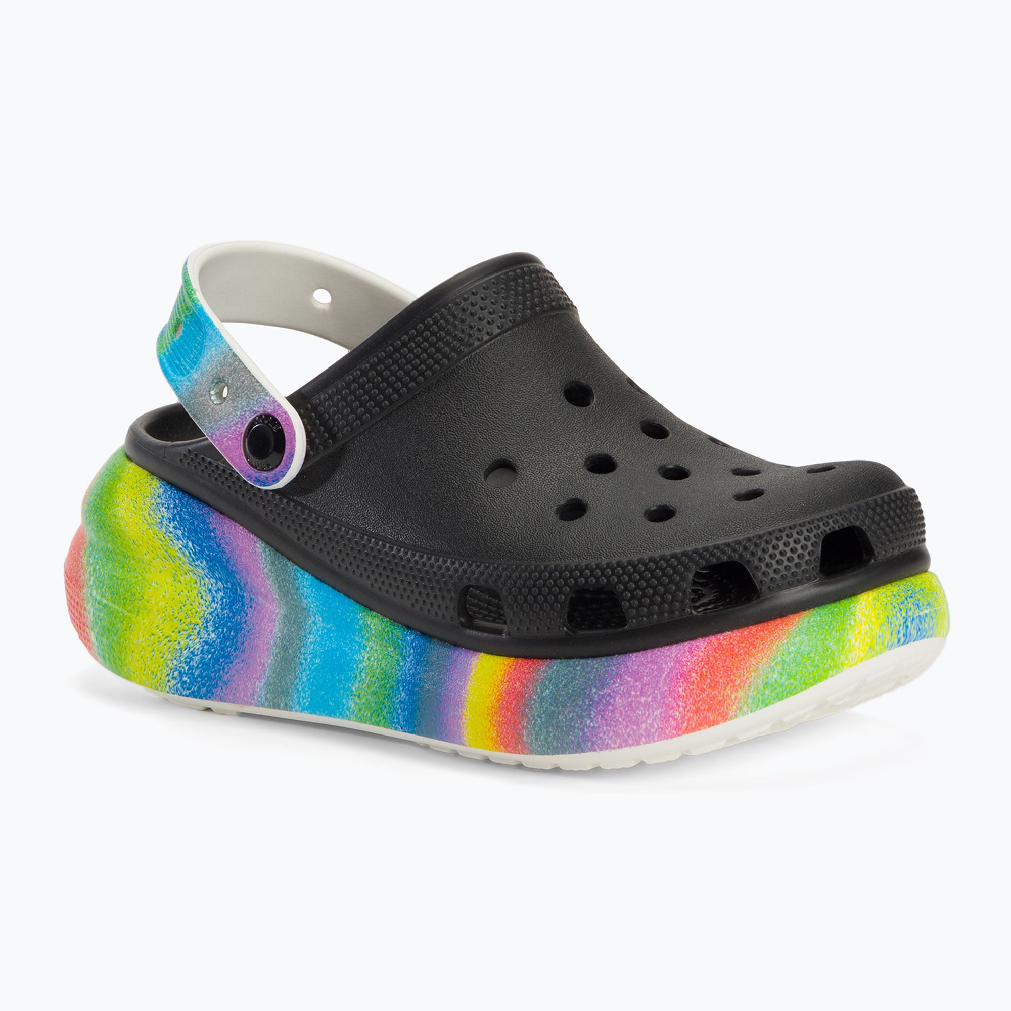 Klapki Crocs Crush Spray Dye Clog black/multi (208057-0C4) - Sportano.pl