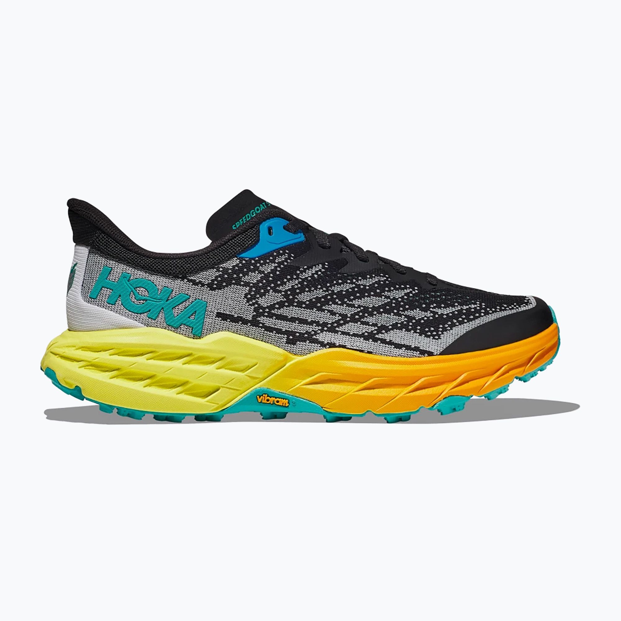 Buty do biegania męskie HOKA Speedgoat 5 black/evening primrose ...