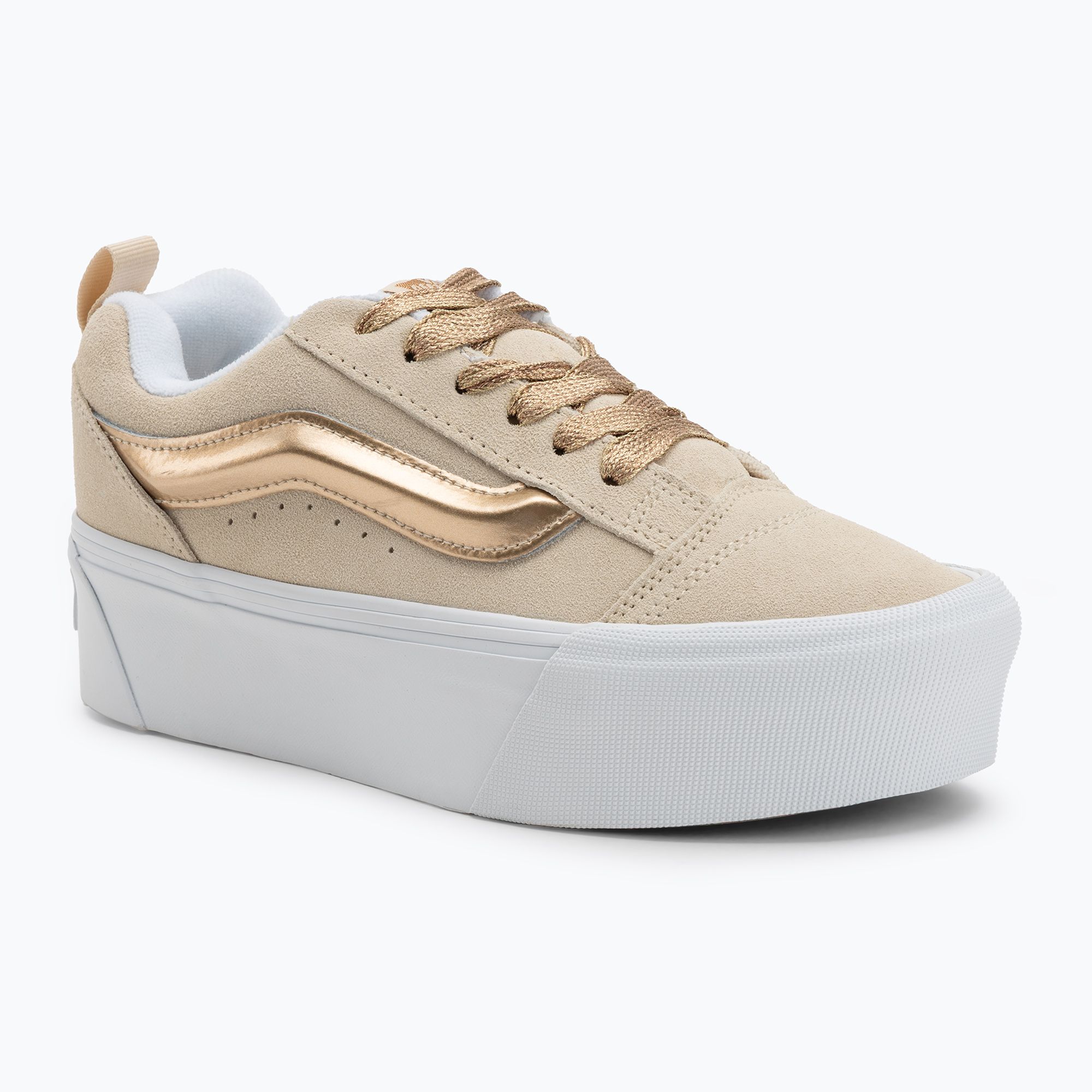 Buty Vans Knu Stack High Shine gold (VN000CP6GLD1) - Sportano.pl