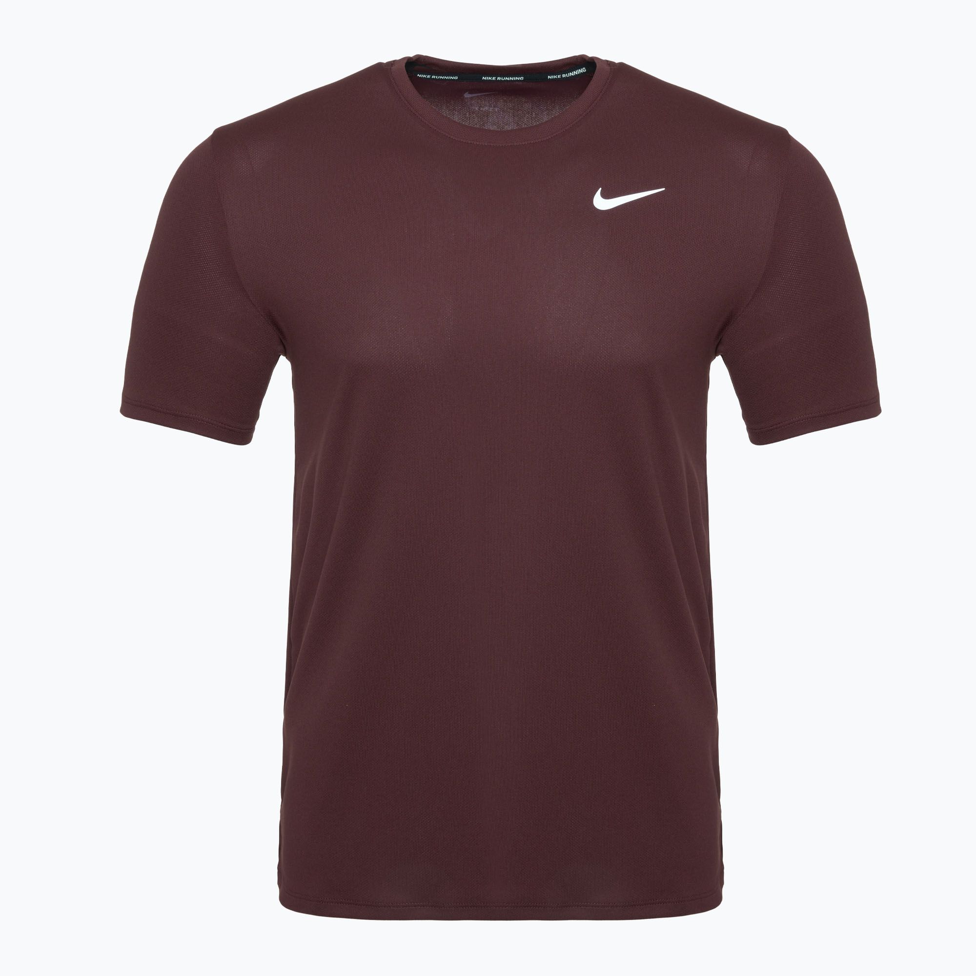 Koszulka do biegania męska Nike Miler Dri-Fit UV burgundy crush (DV9315 ...