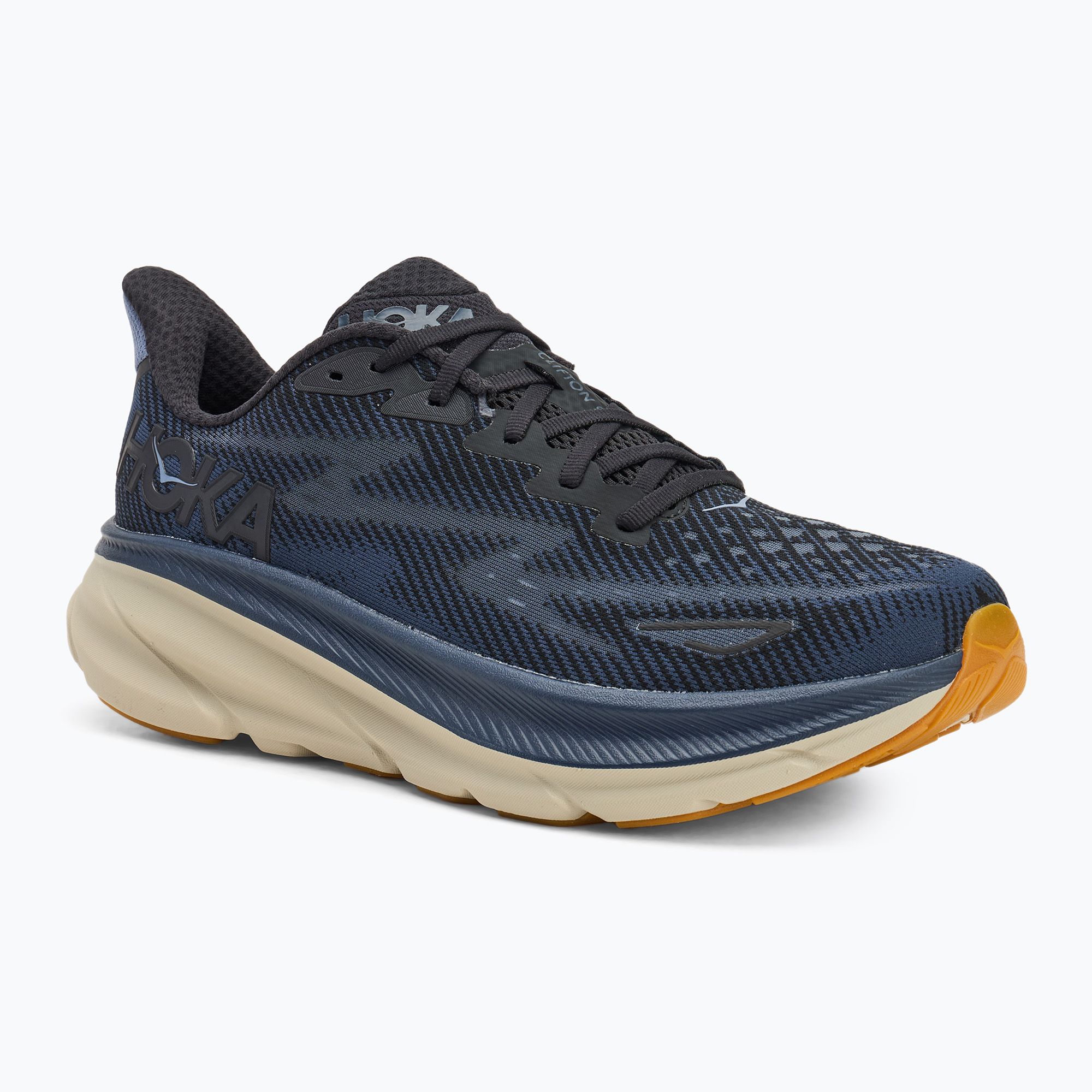 Buty do biegania męskie HOKA Clifton 9 black/varsity navy (1127895-BYN ...