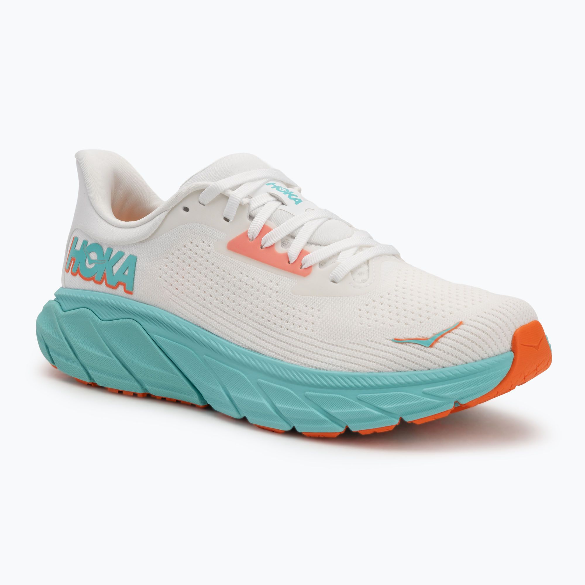 Buty do biegania męskie HOKA Arahi 7 frost/aqua glow (1147850-FQG ...