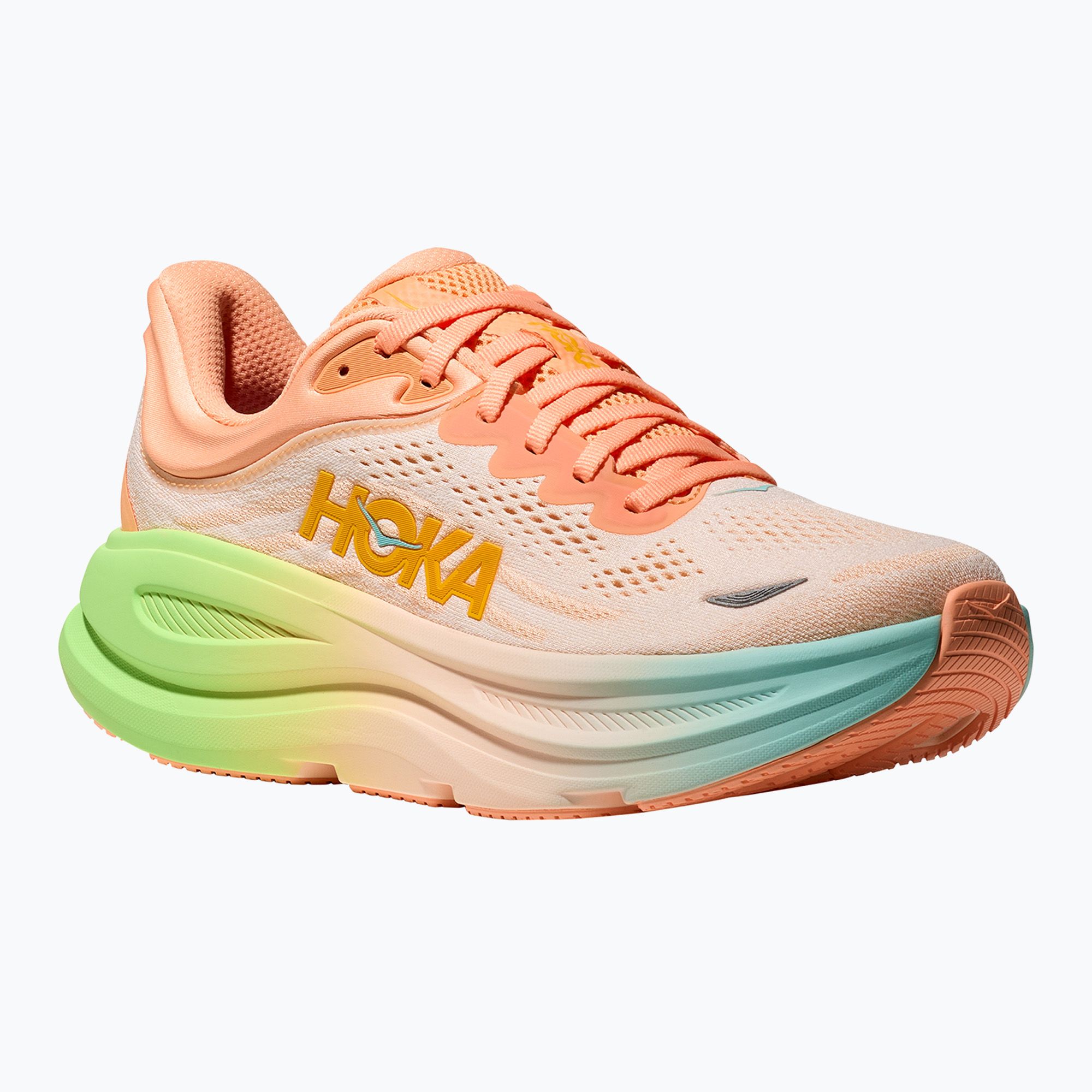 Buty do biegania męskie HOKA Bondi 9 frost/pale tangerine (1162011-FSTP ...