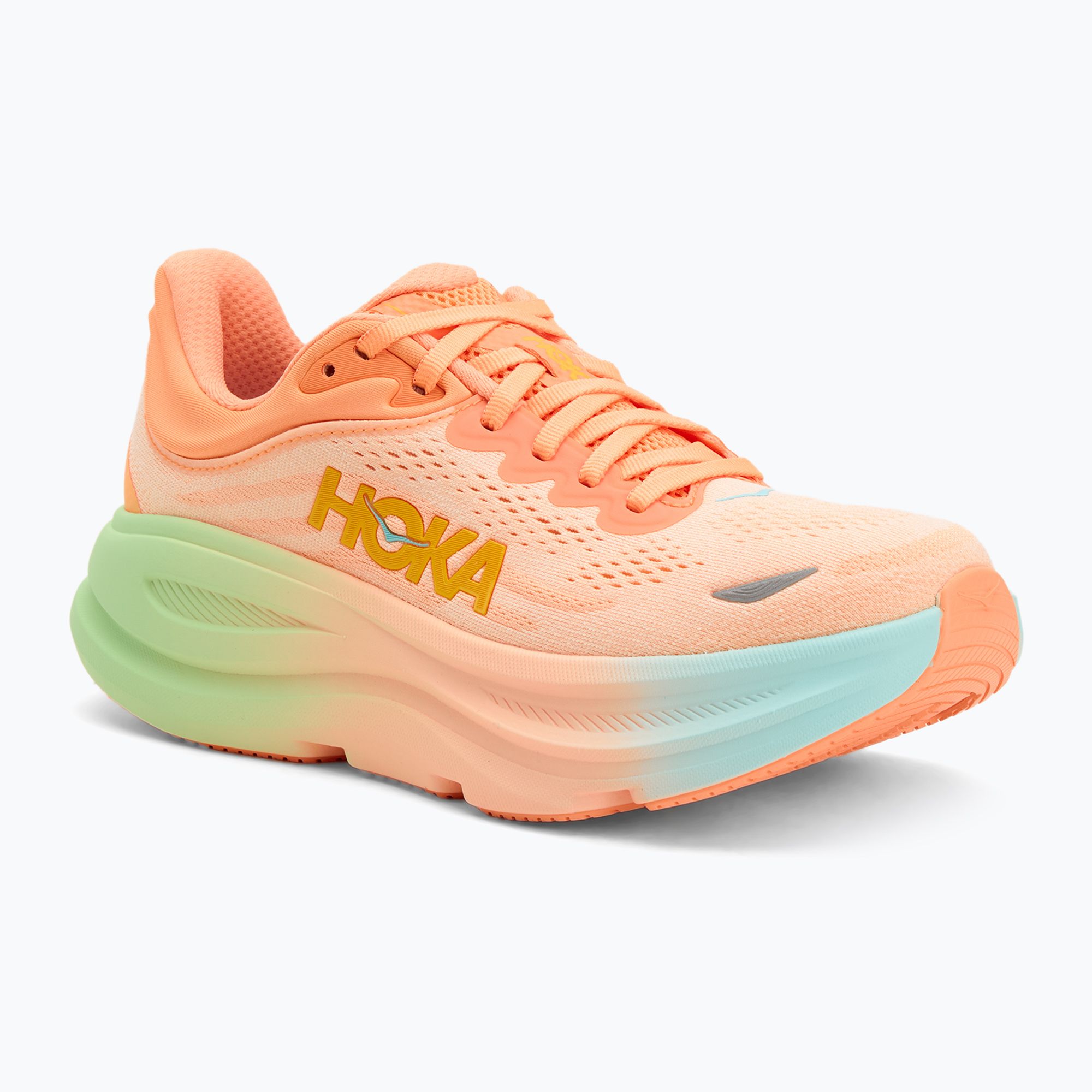 Buty do biegania damskie HOKA Bondi 9 frost/pale tangerine (1162012 ...