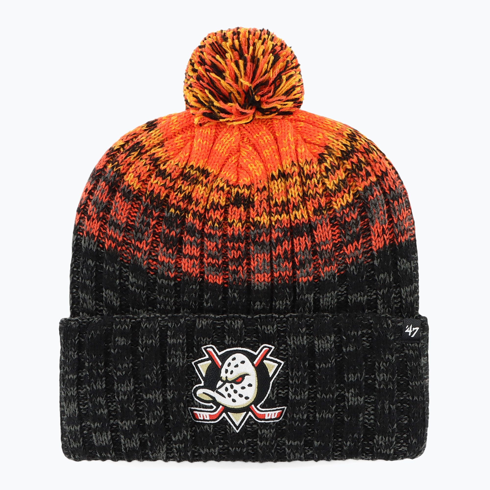 Czapka zimowa 47 Brand NHL Anaheim Ducks Cascade black (H-CSCDF25ACE-BK ...