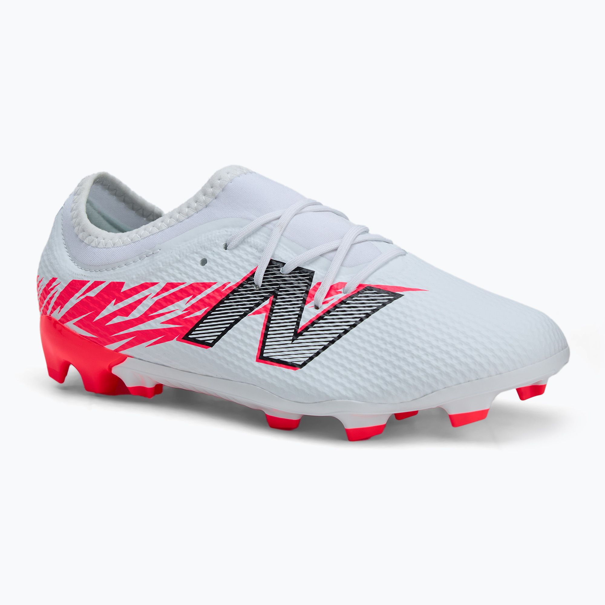 Buty piłkarskie dziecięce New Balance Furon Team V8 Jr FG white ...