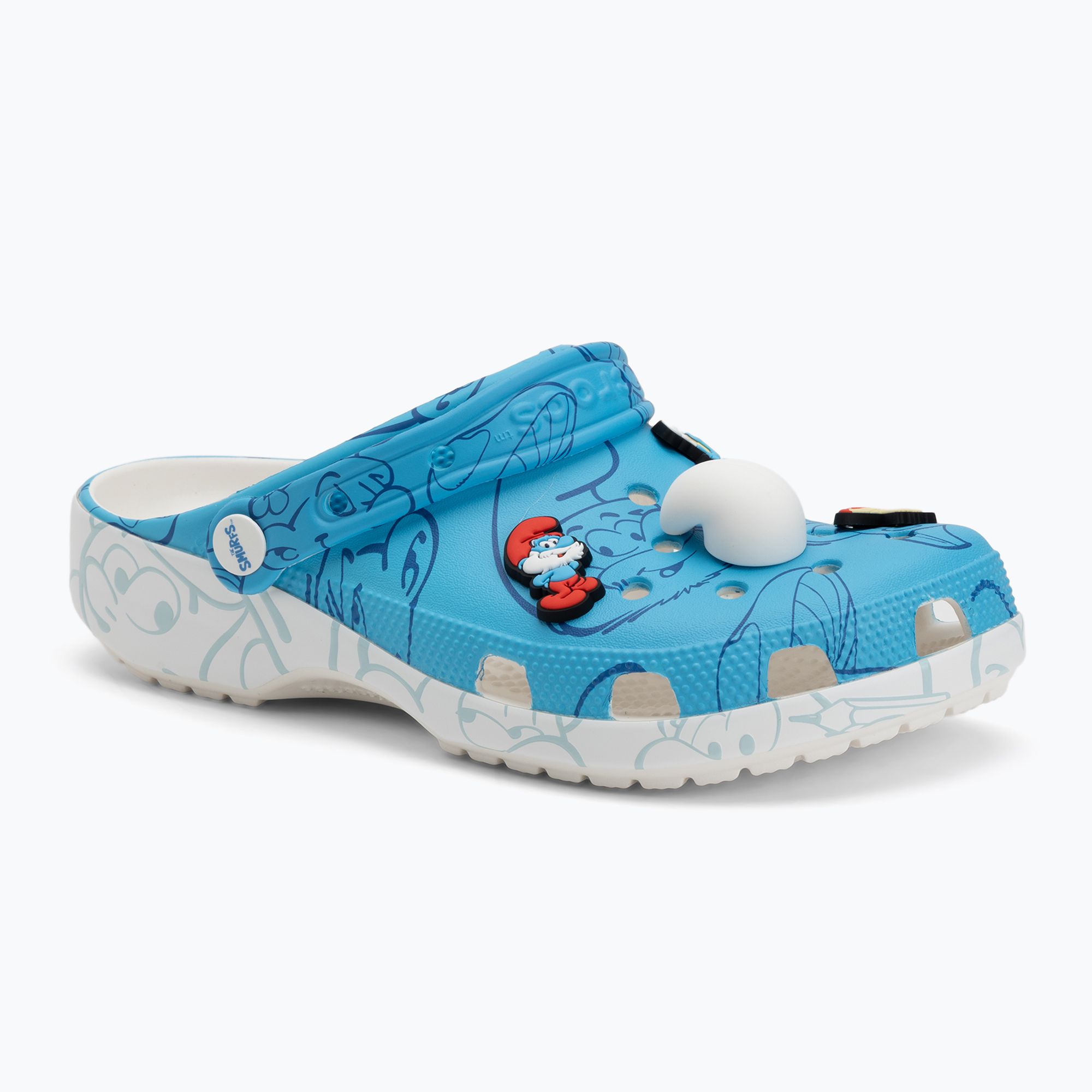 Klapki Crocs Classic Smurfs Clog multicolor (210820-90H) - Sportano.pl