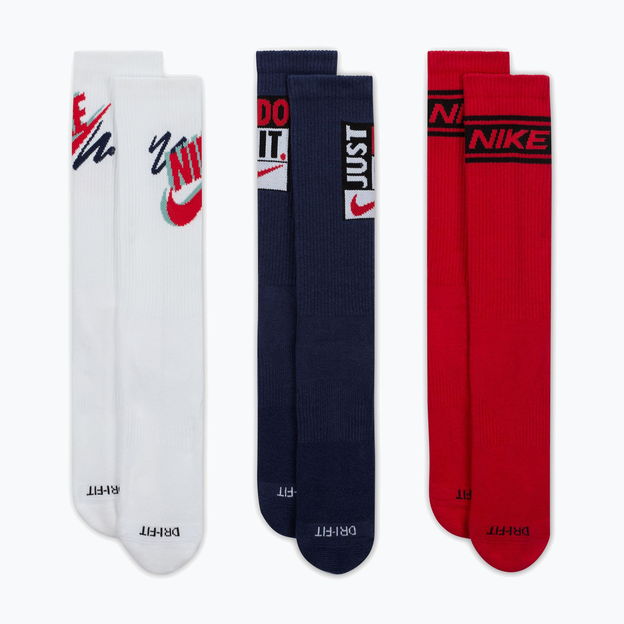 Skarpety Nike Everyday Plus Crew 3 pary multi-color/904 (HJ9336 ...