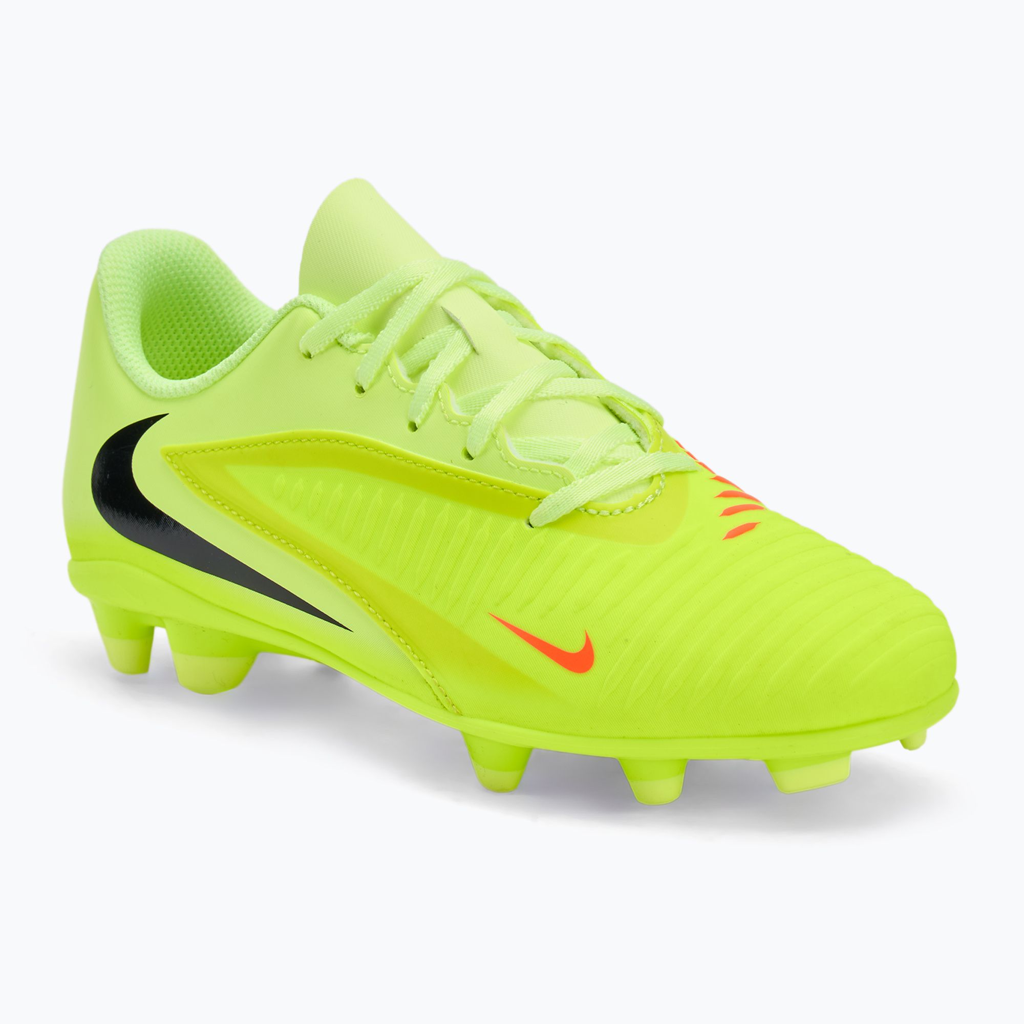 Buty piłkarskie dziecięce Nike Phantom 6 Low Club MG hyper crimson ...