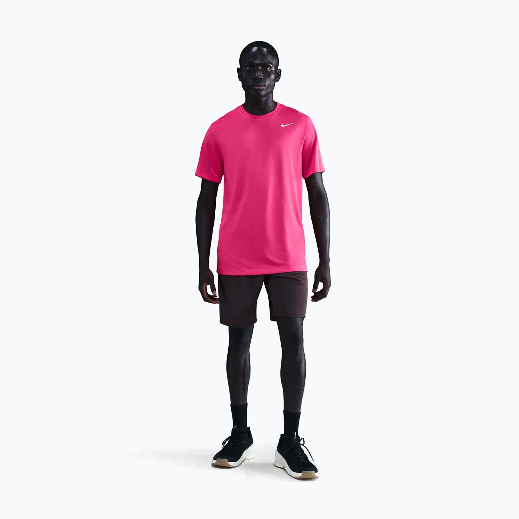 Koszulka treningowa męska Nike Dri-Fit Legend rush pink/matte silver ...