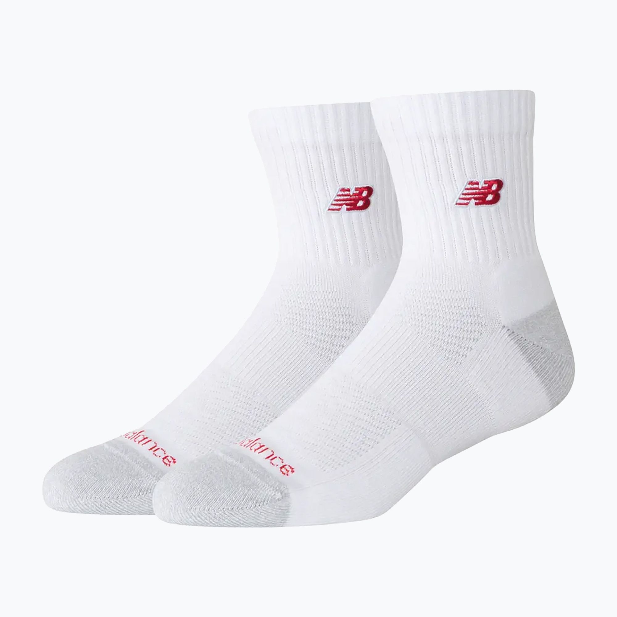 Skarpety New Balance Active Premium Crew Quarter 2 pary white ...