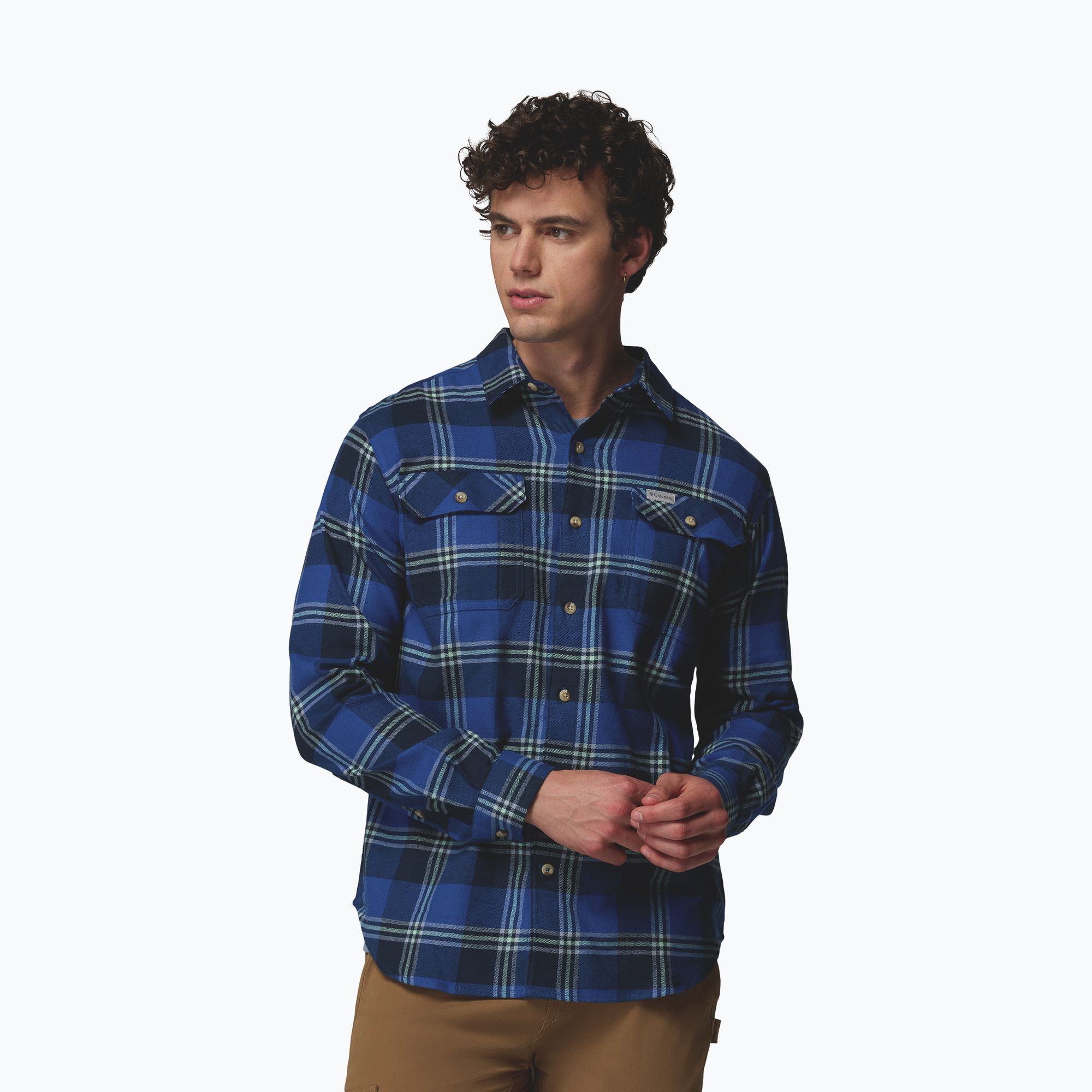 Koszula męska Columbia Flare Gun Stretch Flannel mtn blue trails edge ...