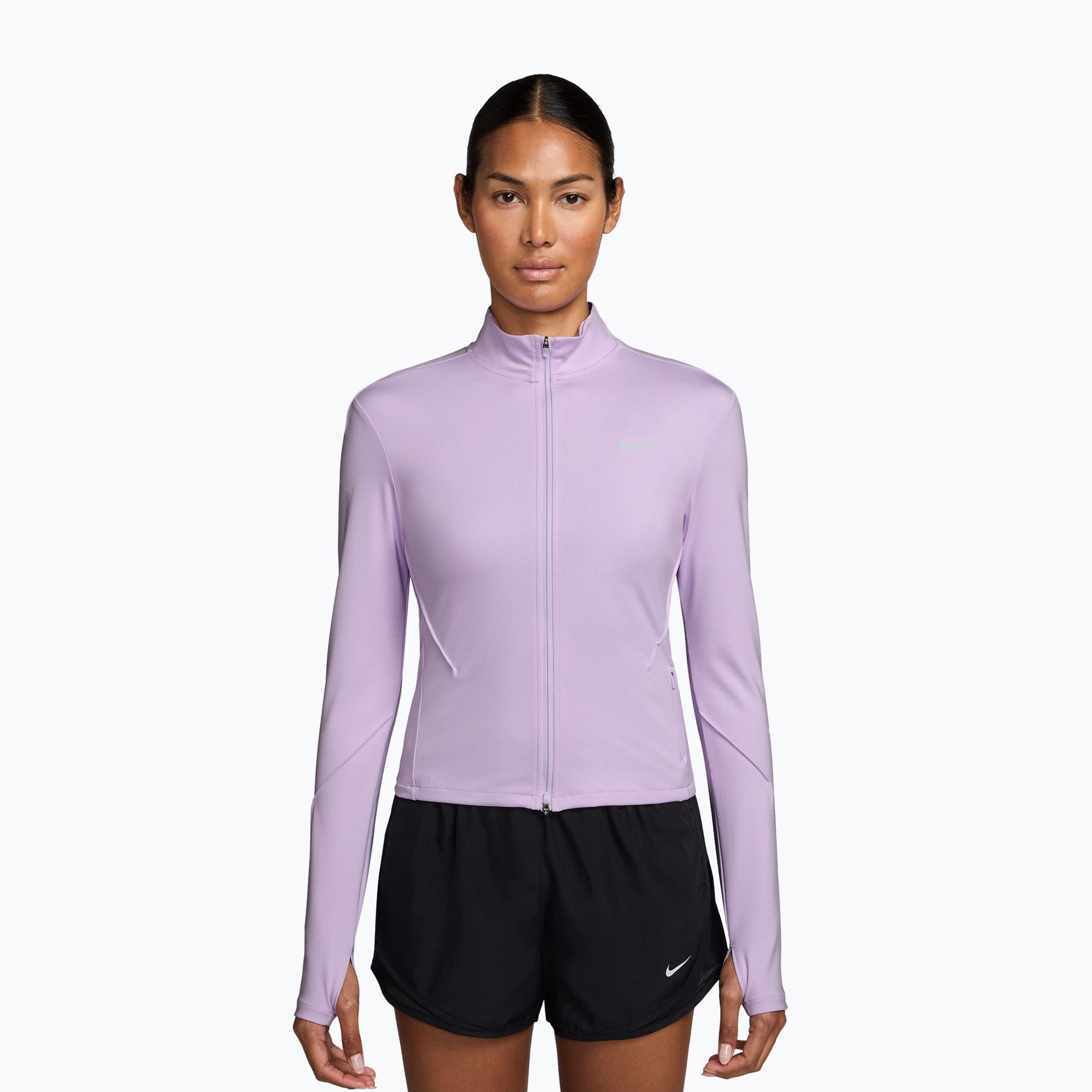Bluza do biegania damska Nike Swift Dri-Fit Full Zip Mid-Layer violet ...