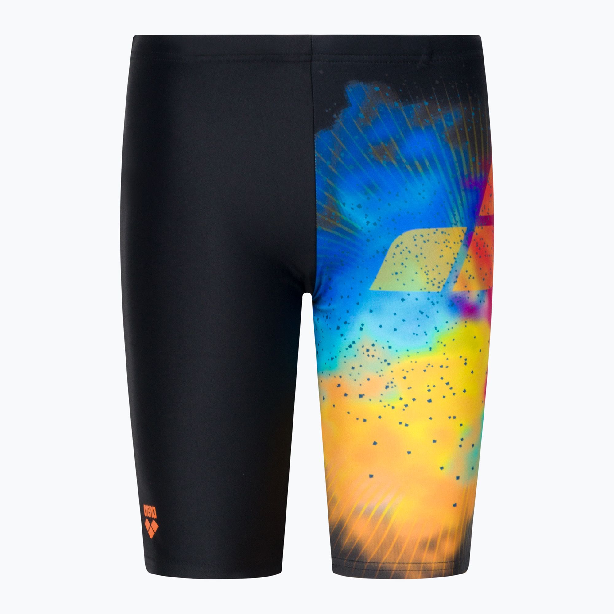 Jammery pływackie dziecięce arena Placement Jammer black/multi (005111/ ...