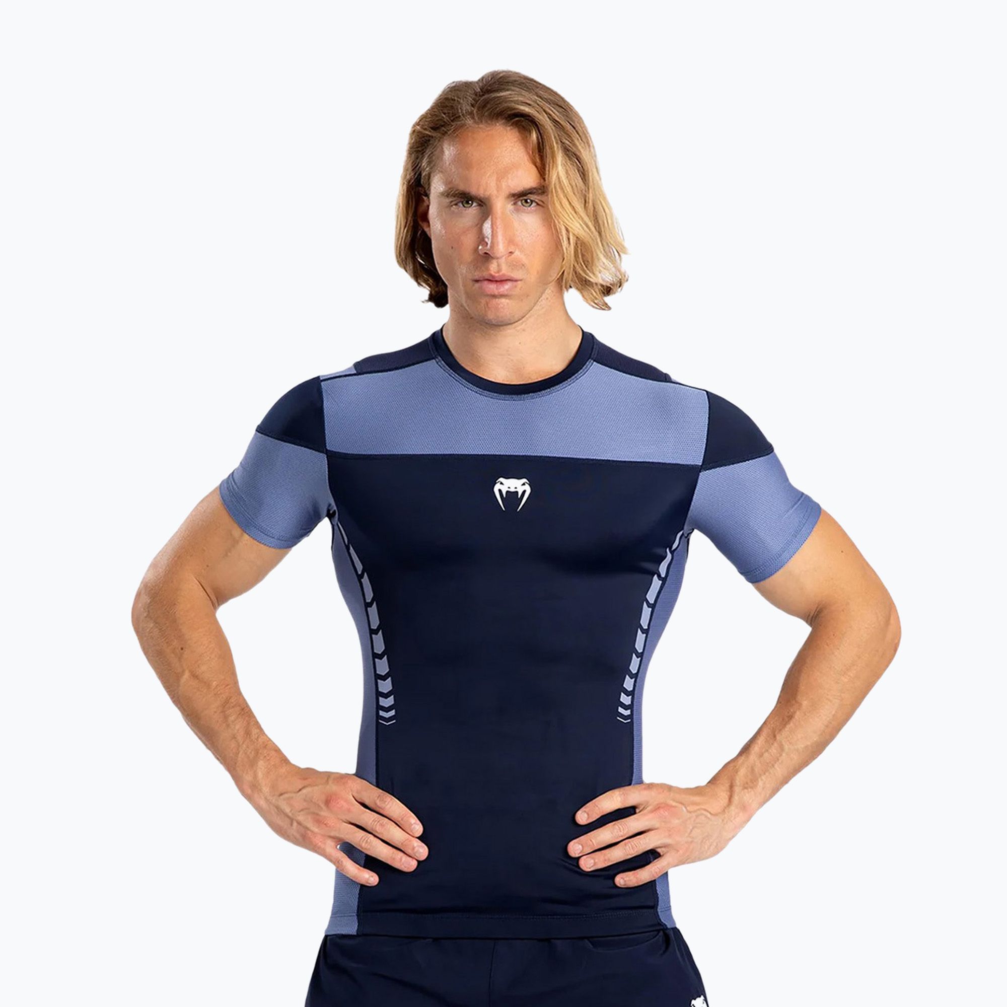 Rashguard męski Venum Tempest Rashguard navy blue (05203) - Sportano.pl