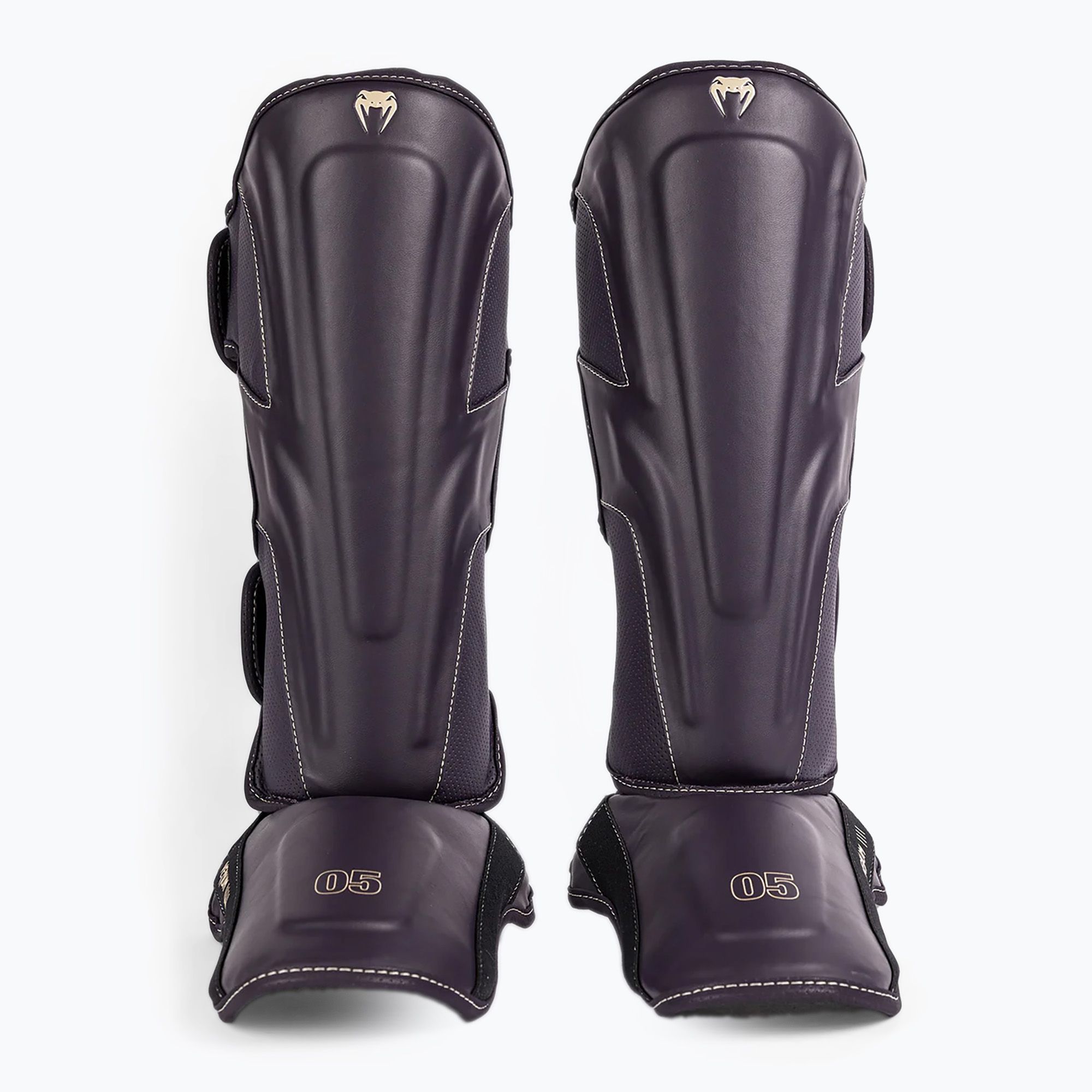 Ochraniacze piszczeli i stóp męskie Venum Impact Evo deep purple (VENUM ...