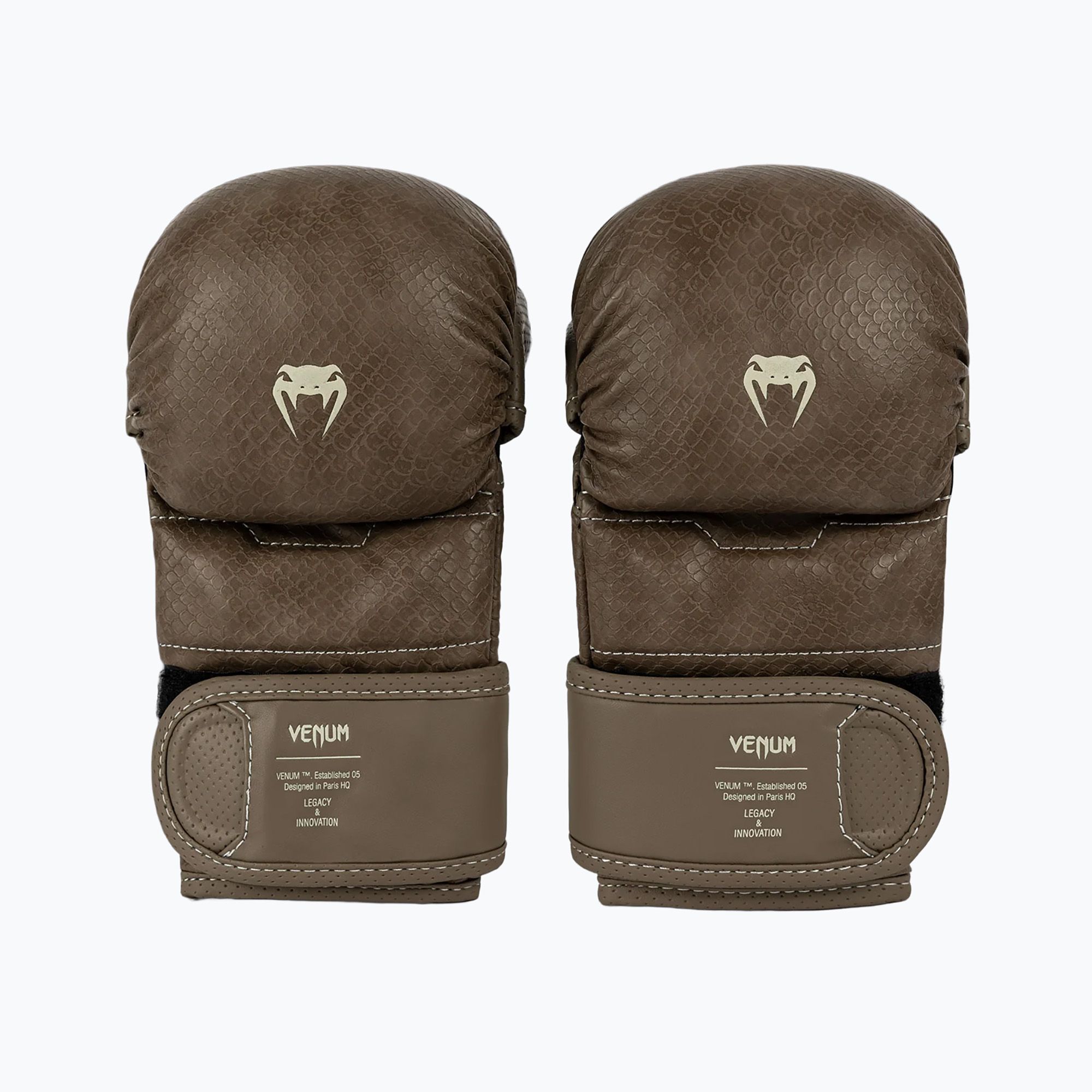 Rękawice sparringowe MMA Venum Impact Evo Scales MMA brown (VENUM-05803 ...