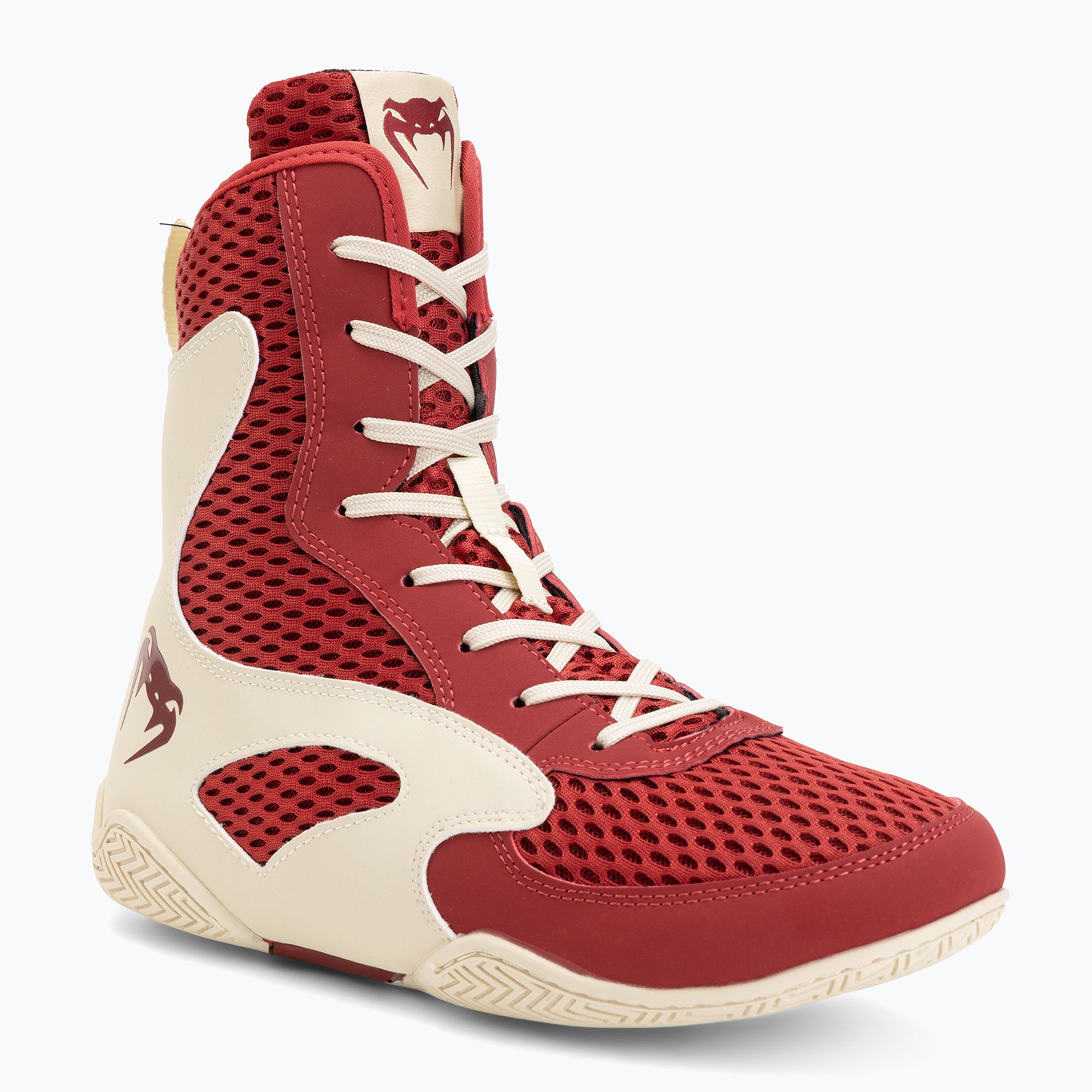 Buty bokserskie męskie Venum Contender Boxing ruby red/ivory (04958 ...