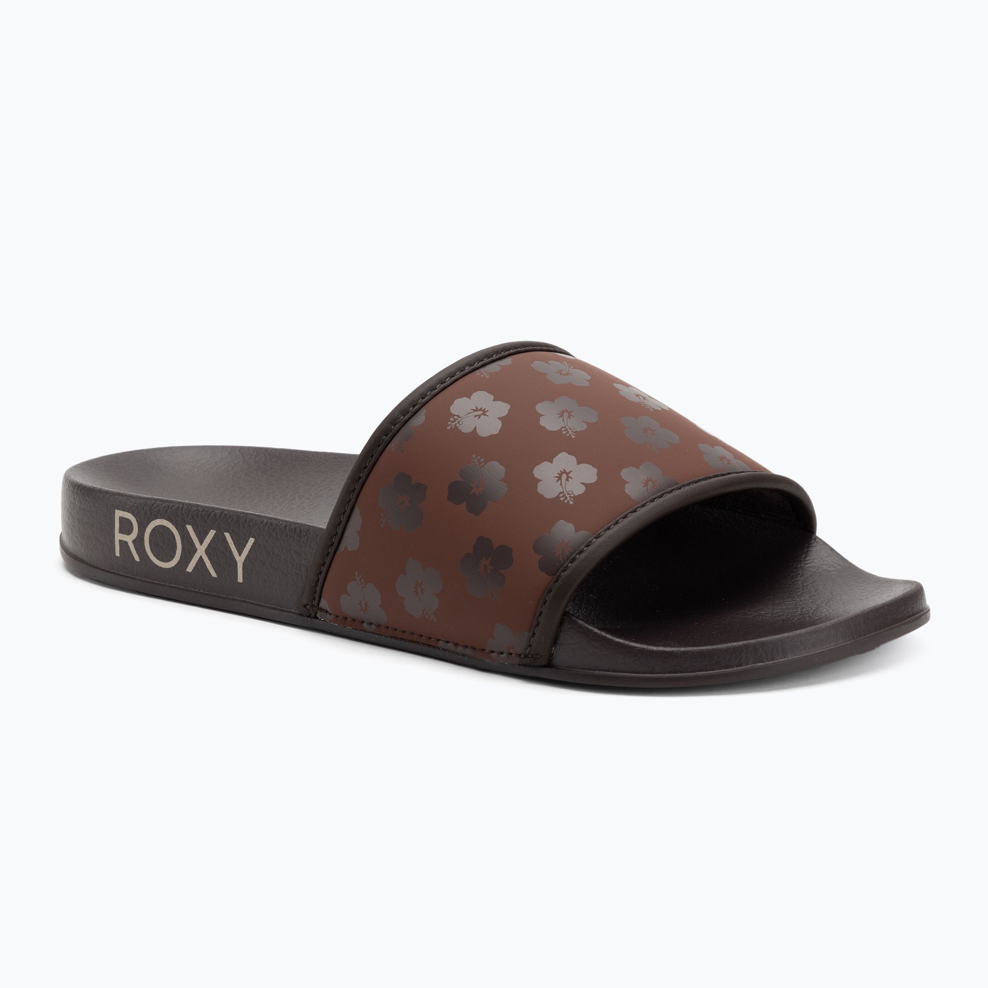 Klapki damskie ROXY Slippy IV brown combo (ARJL100909-BNC) - Sportano.pl