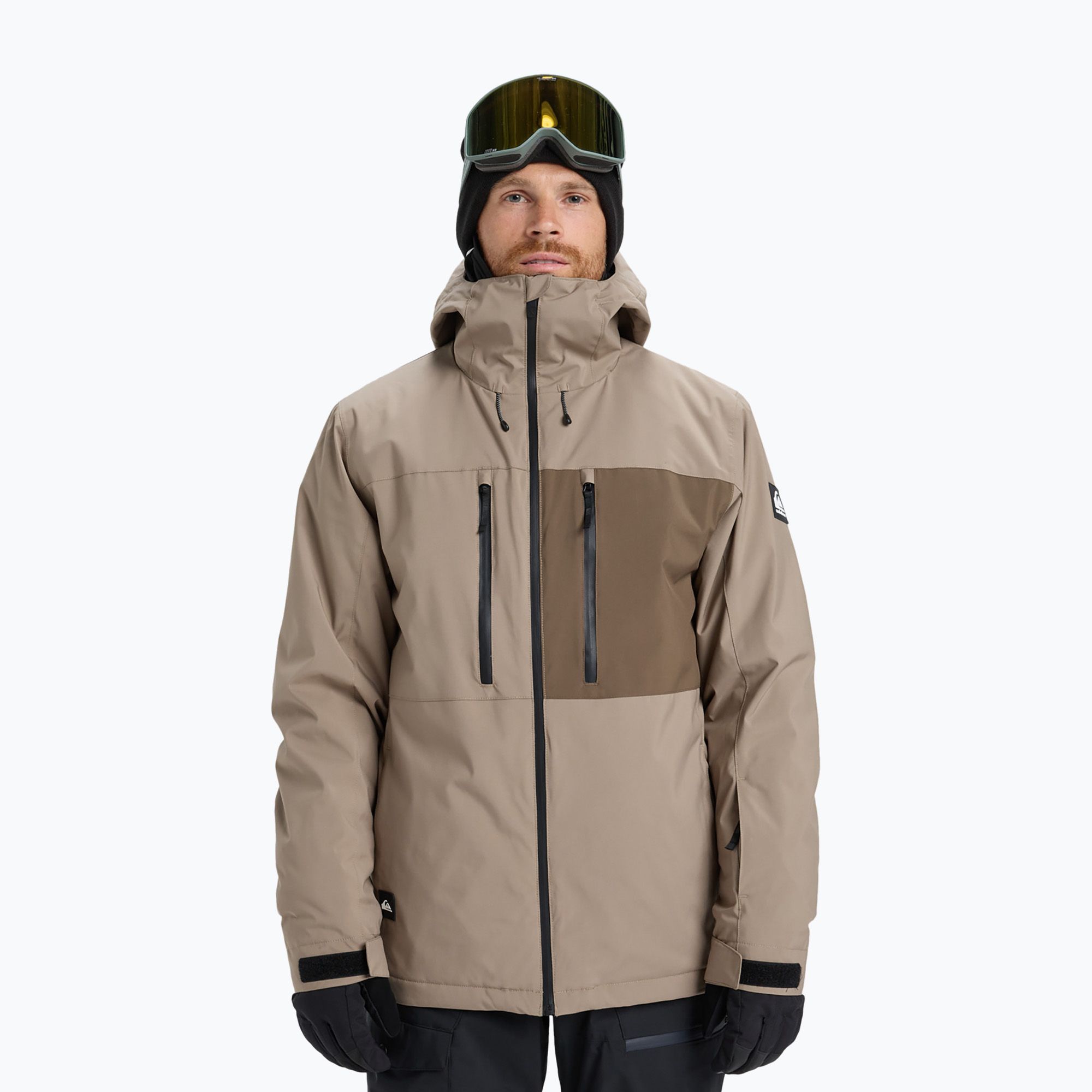 Kurtka snowboardow dziecięca Quiksilver Sycamore Solid 20K fallen rock ...