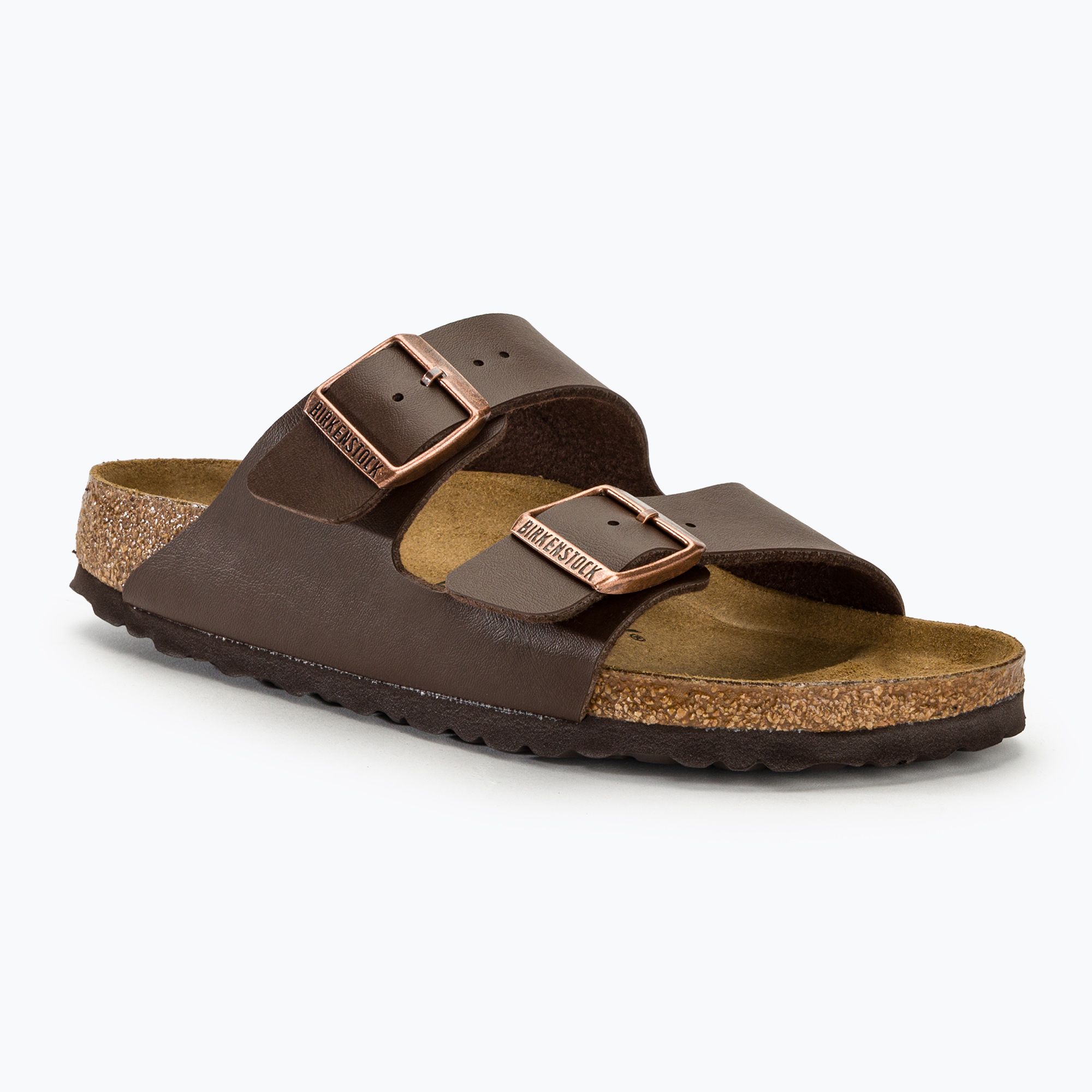 Klapki BIRKENSTOCK Arizona BF Narrow dark brown (0051703) - Sportano.pl