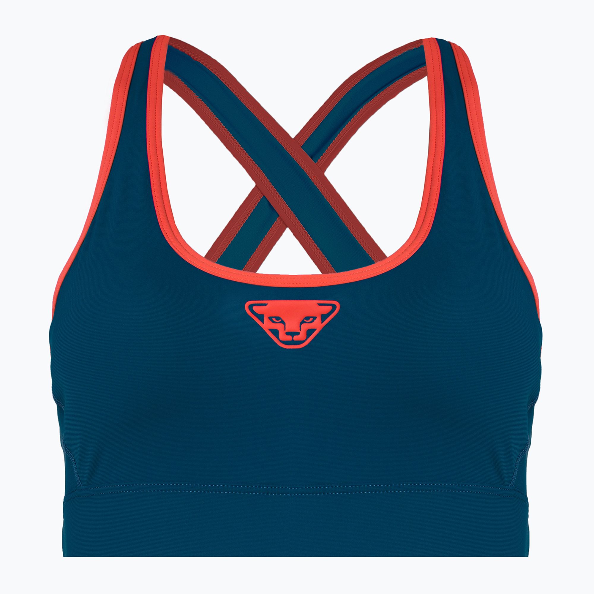 Biustonosz treningowy DYNAFIT Alpine Bra poseidon fluo coral (08 ...