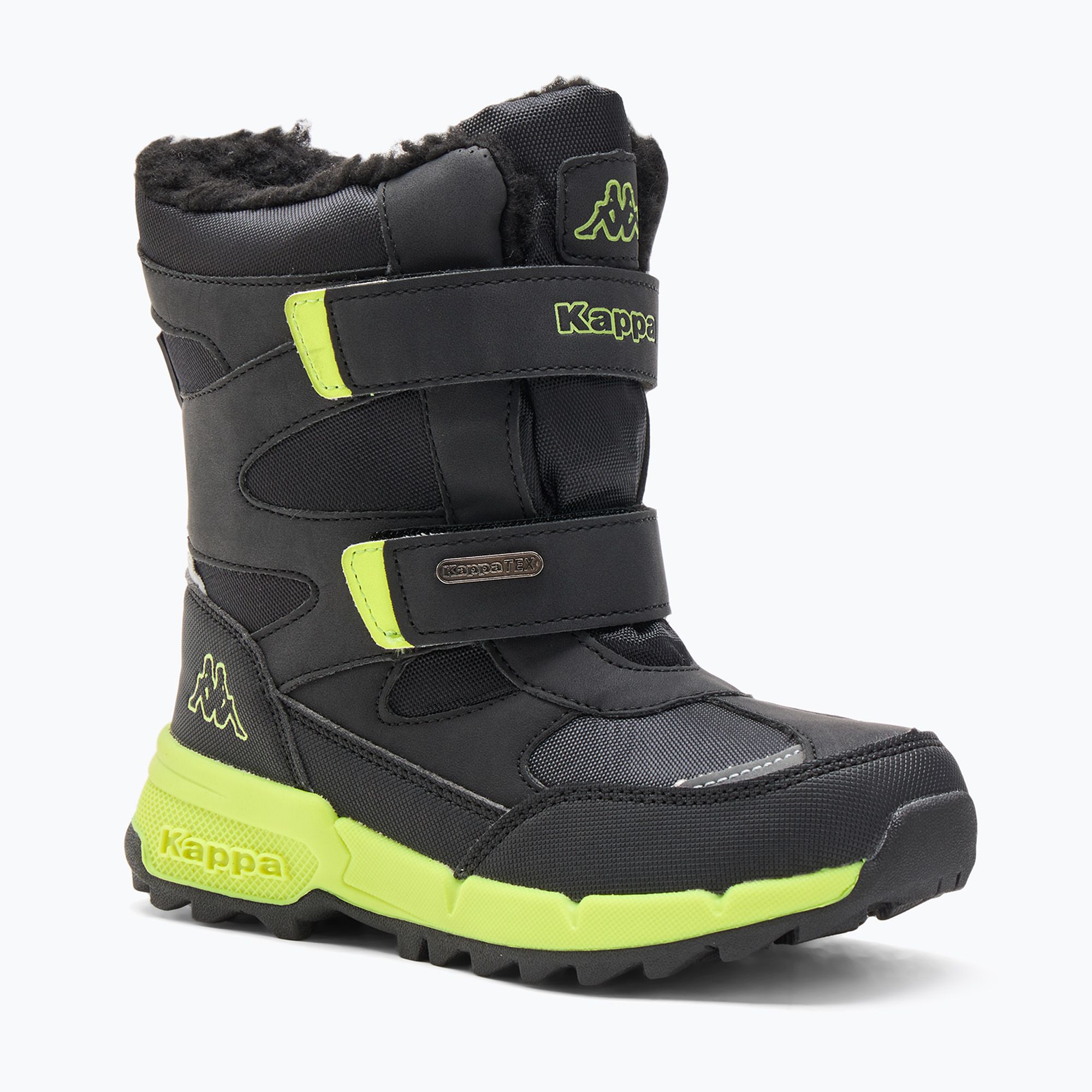 Śniegowce dziecięce Kappa Cekis Tex black/lime (260903K-1133) - Sportano.pl