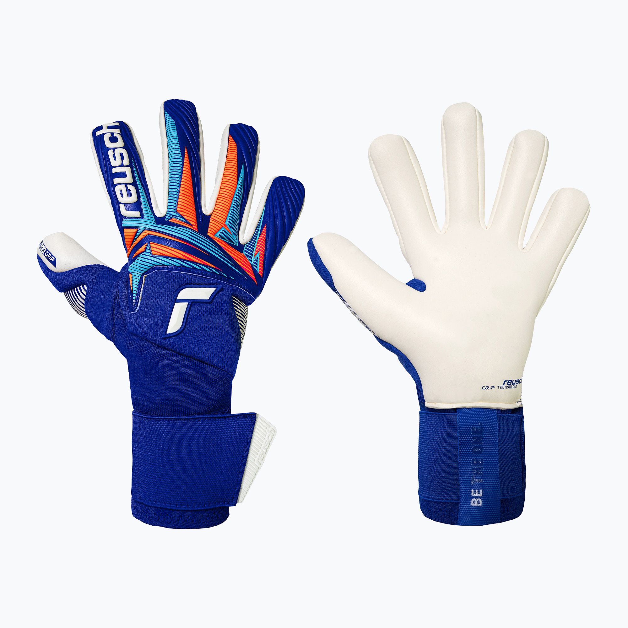 Rękawice bramkarskie Reusch Attrakt Gold X NC Gravity sharp blue/white ...