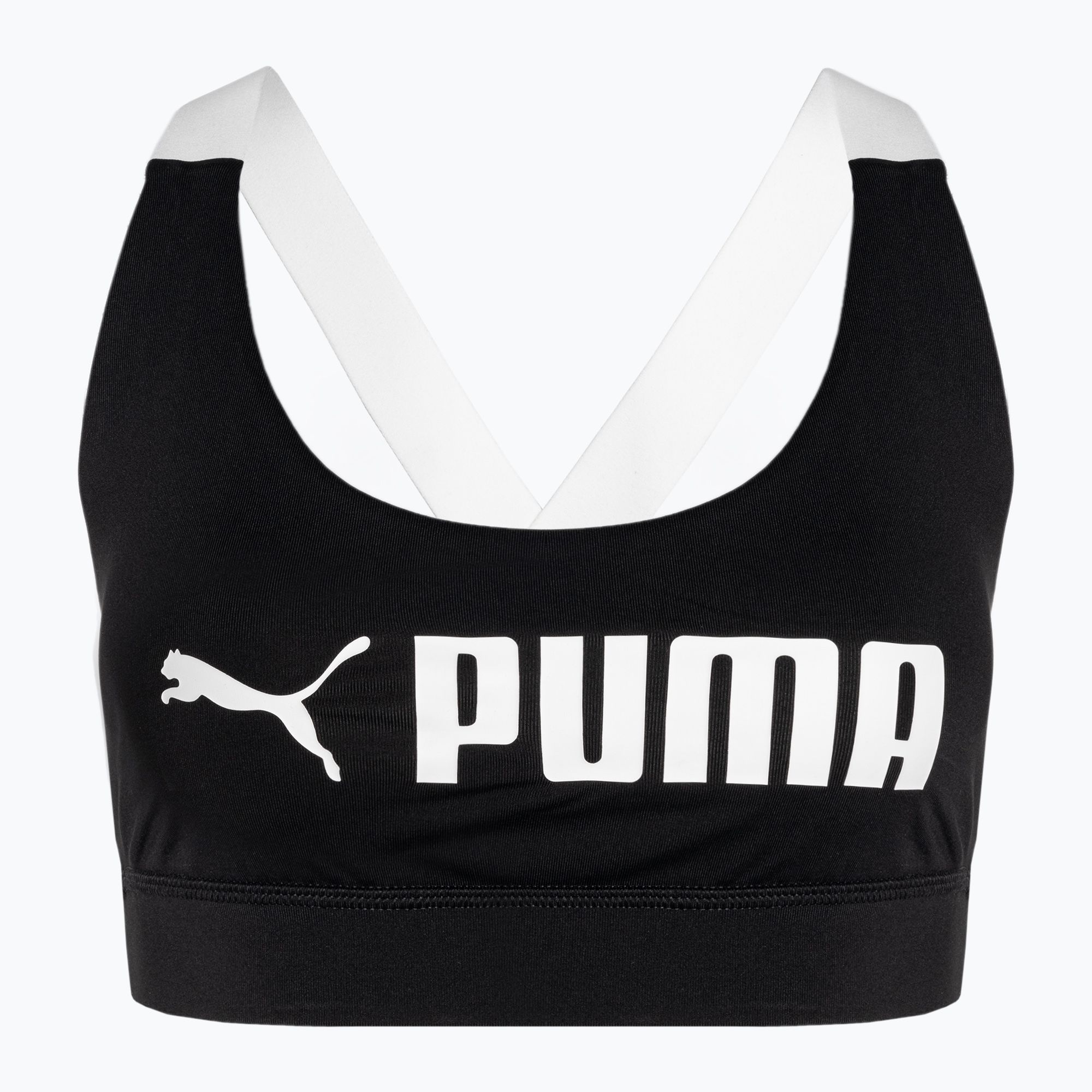 Biustonosz treningowy PUMA Mid Impact Fit puma black (522192 01 ...