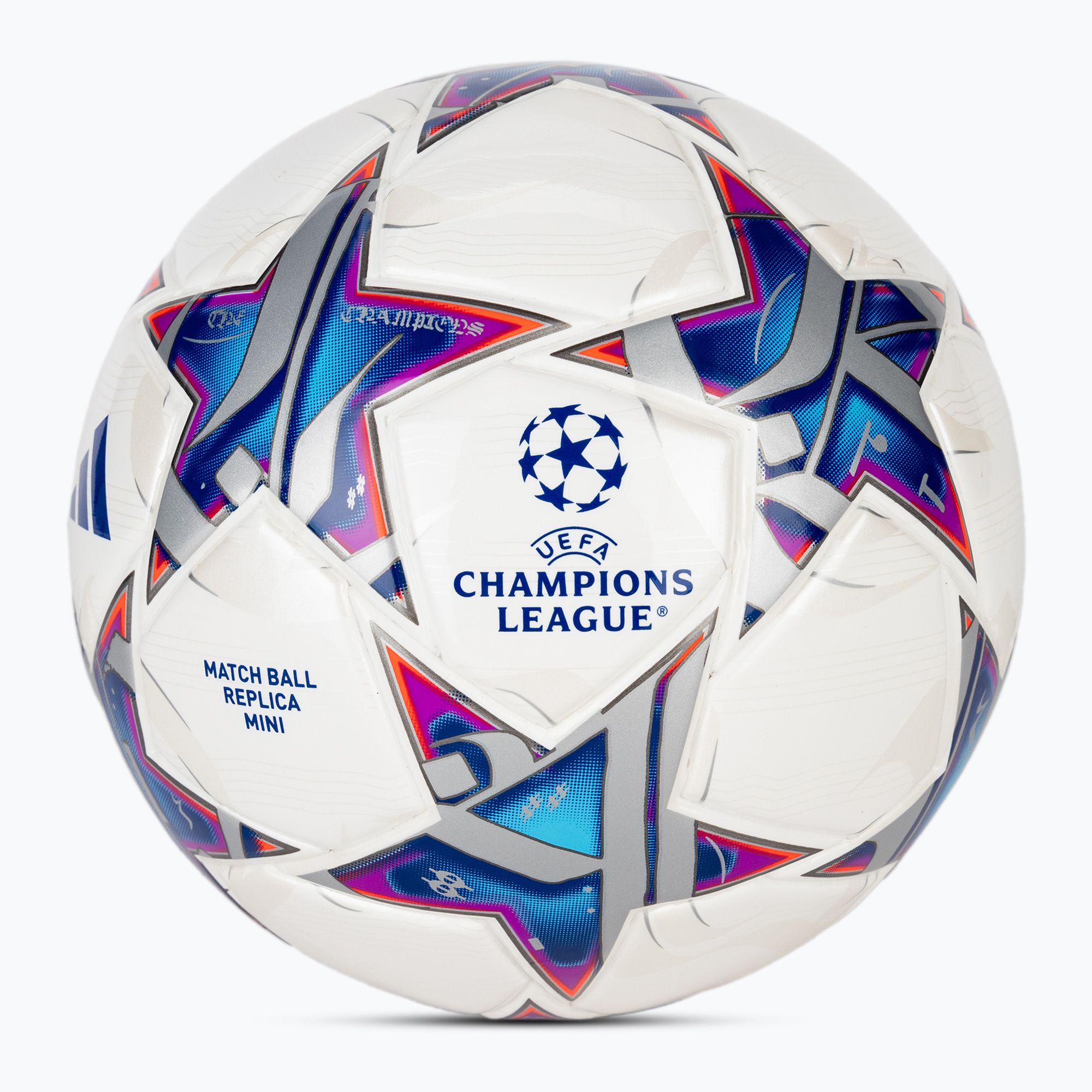 Piłka do piłki nożnej adidas UCL Mini 23/24 white/silver metallic ...