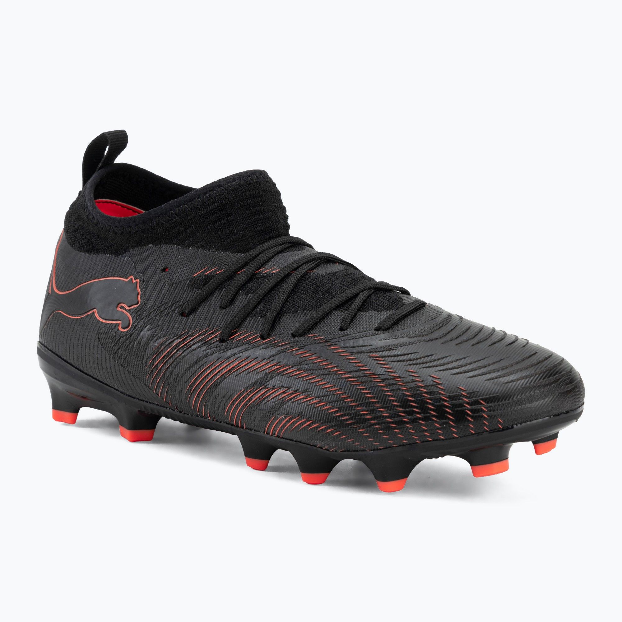 Buty piłkarskie dziecięce PUMA Future 9 Match FG/AG Jr poison pink/puma ...