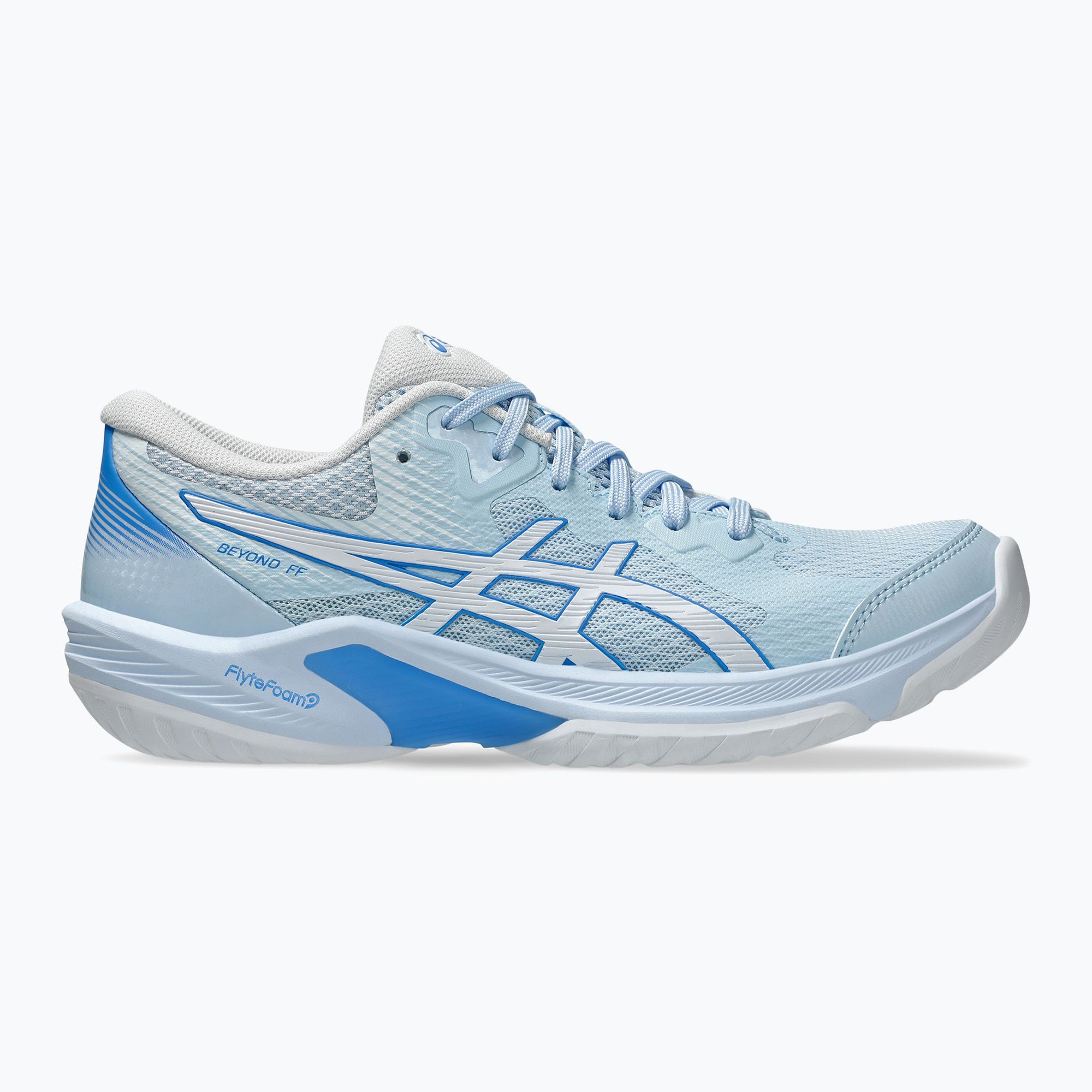 Buty damskie ASICS Beyond FF light blue/white (1072A095-401) - Sportano.pl