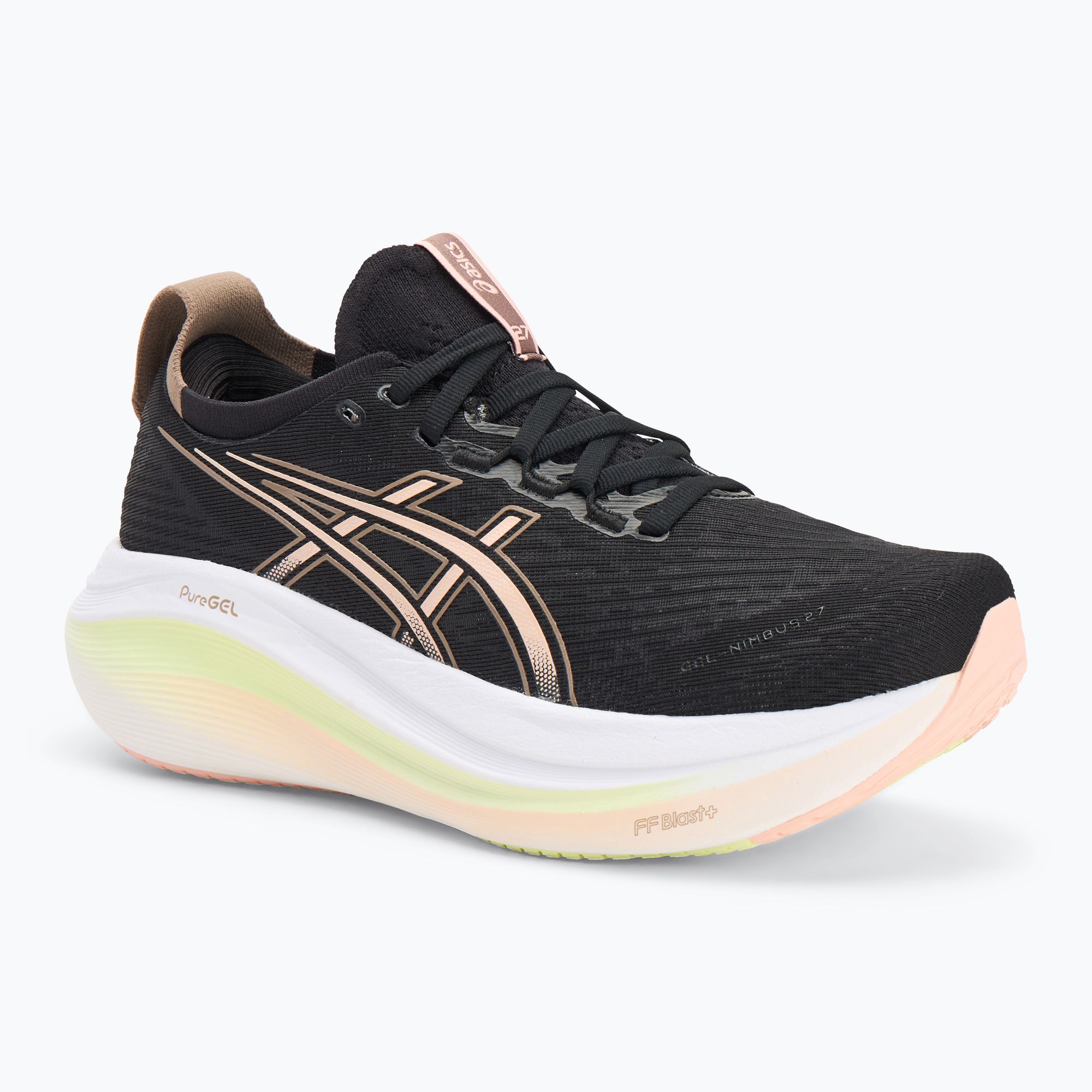 Buty do biegania damskie ASICS Gel-Nimbus 27 black/breeze (1012B753-003) - Sportano.pl