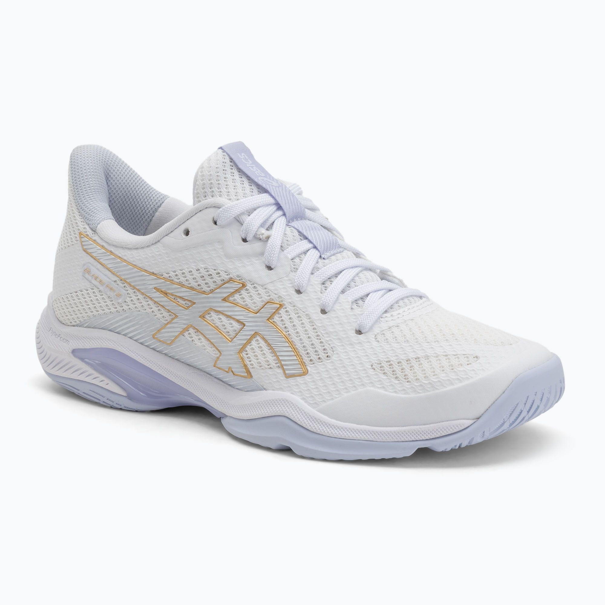 Buty do siatkówki damskie ASICS Blade FF 2 white/blue fade (1072A120 ...