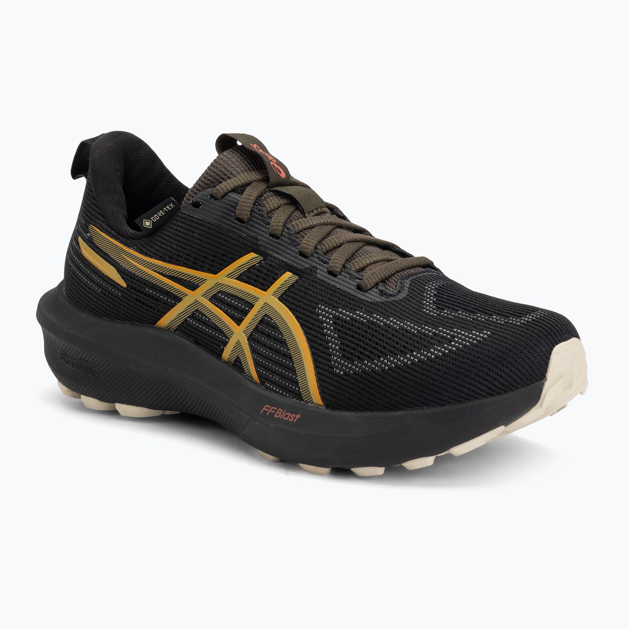 Buty do biegania męskie ASICS GT-1000 14 GTX black/sandstorm (1012B857 ...