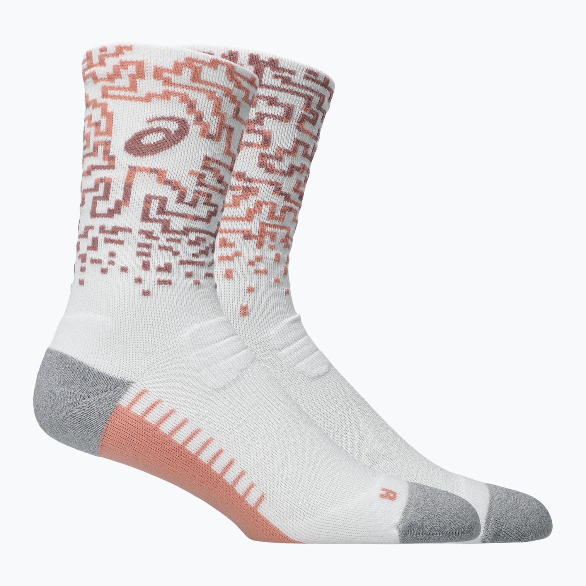 Skarpety ASICS Performance Run Crew ivory/cobalt burst/vital green ...