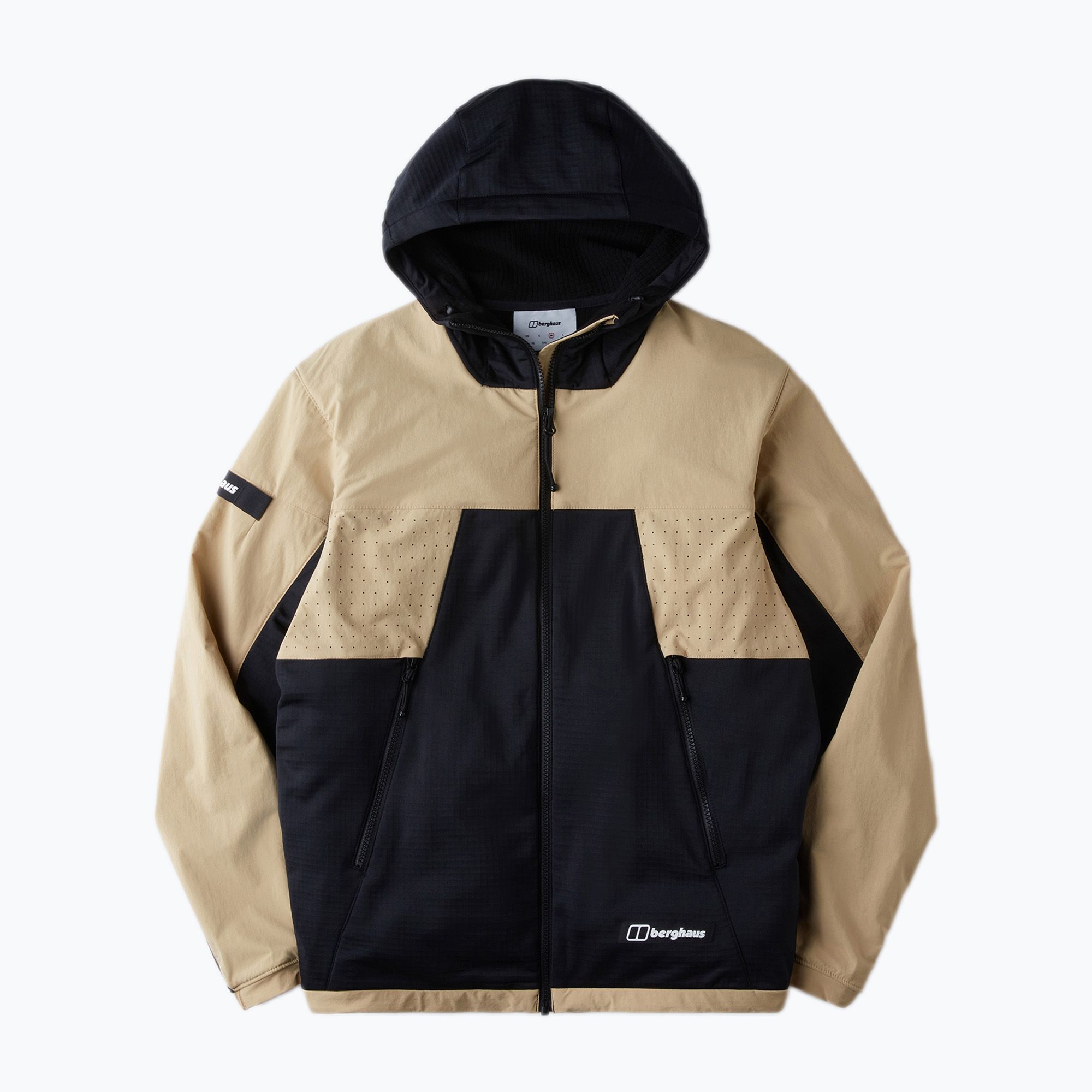 Kurtka softshell męska Berghaus Benwell Hooded sand dune (4-A001470HZ1 ...