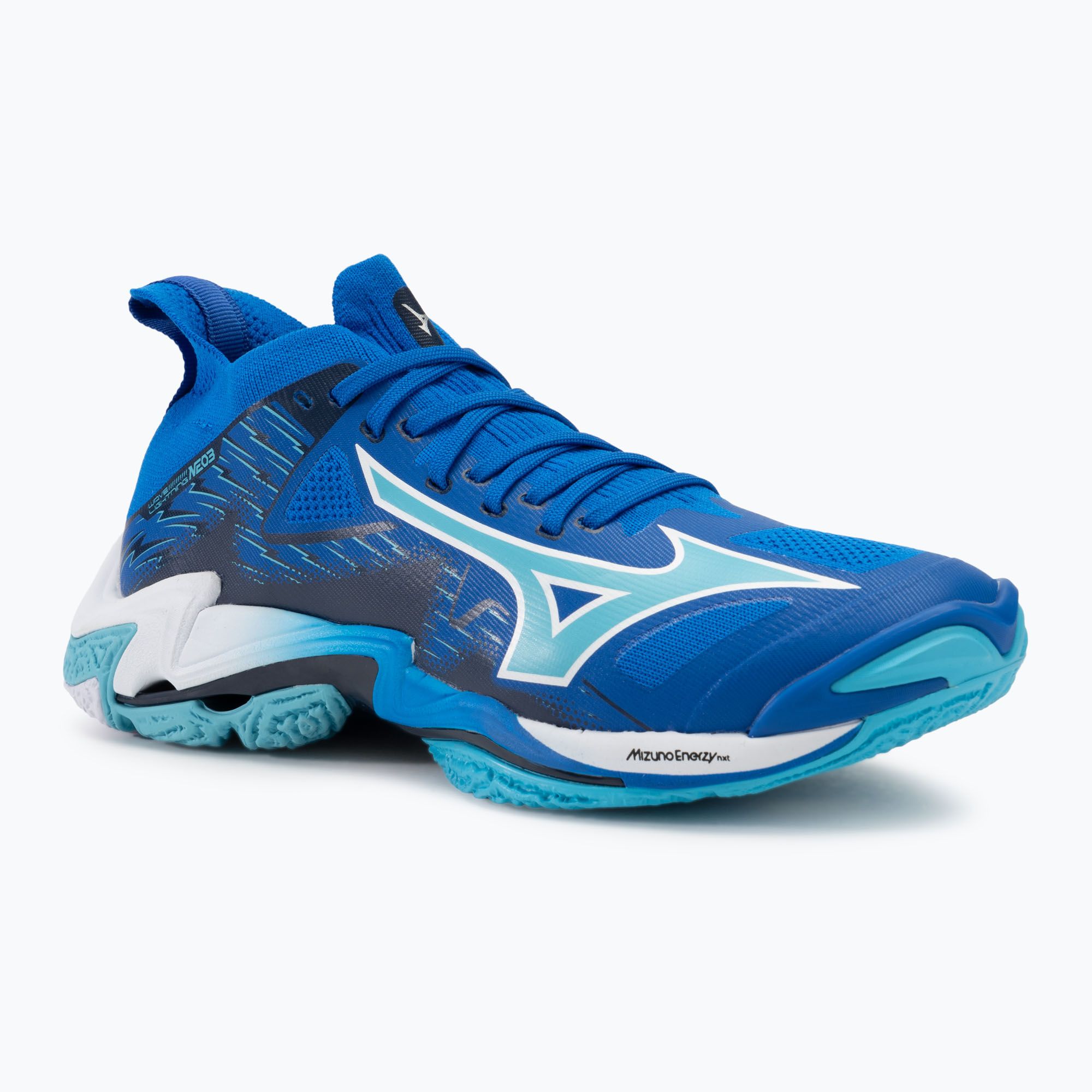 Buty do siatkówki Mizuno Wave Lightning Neo 3 mugen blue/white/estate blue (V1GA240201 ...
