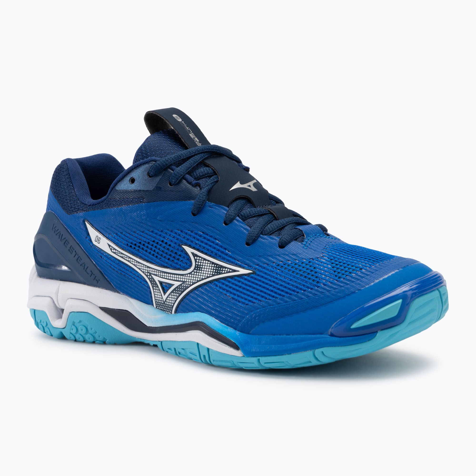 Buty do piłki ręcznej Mizuno Wave Stealth 6 mugen blue/white/estate blue (X1GA243001) - Sportano.pl