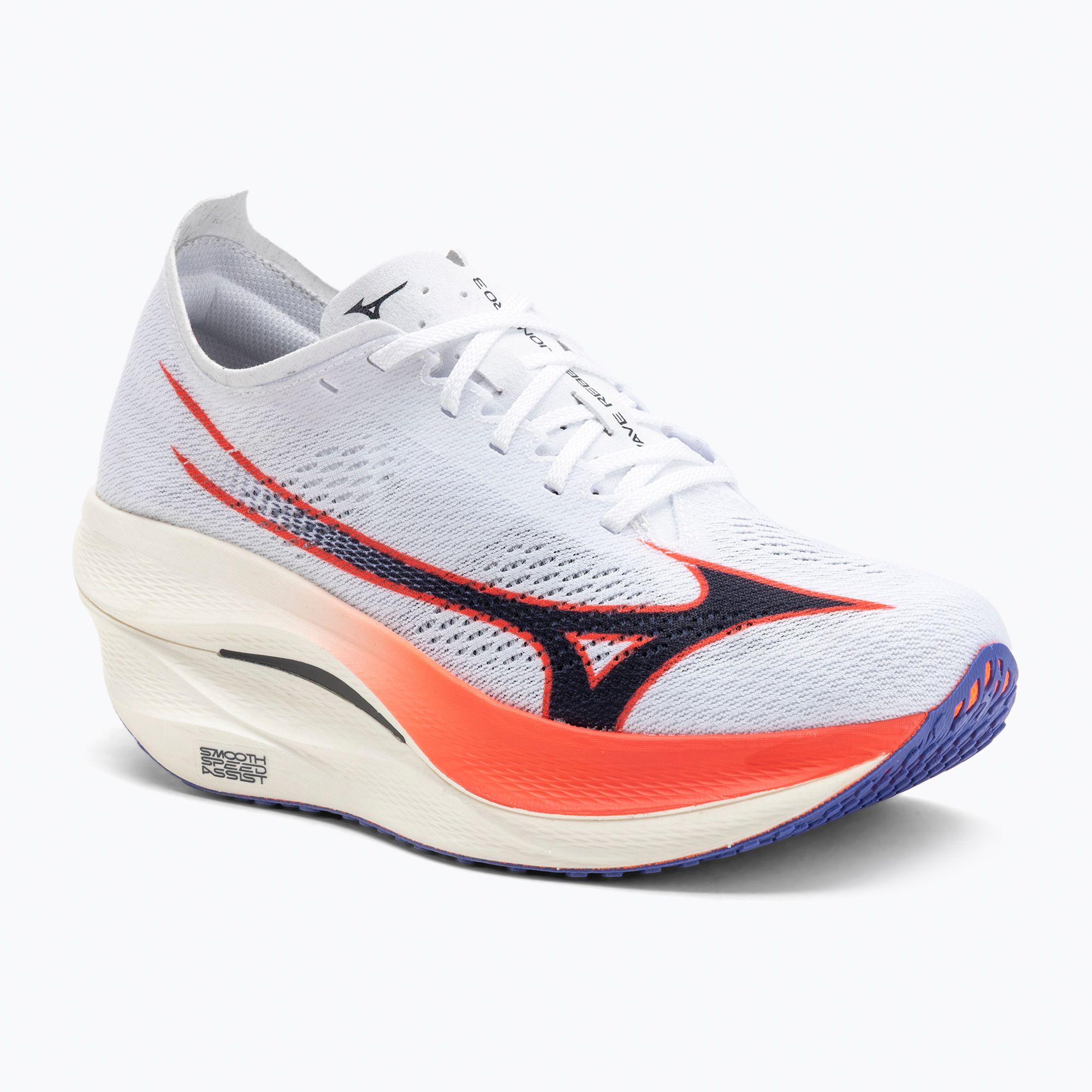 Buty do biegania Mizuno Wave Rebellion Pro 3 white/baritone blue/fiery ...